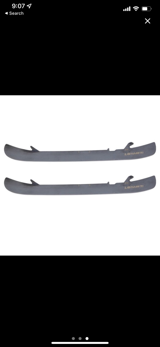 New Bauer 272 mm LS Pulse Ti Runner Blades | SidelineSwap