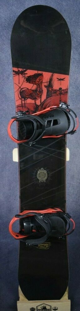 RIDE CONCEPT TMS SNOWBOARD SIZE 159 CM WITH NEW K2 LARGE BINDINGS ...