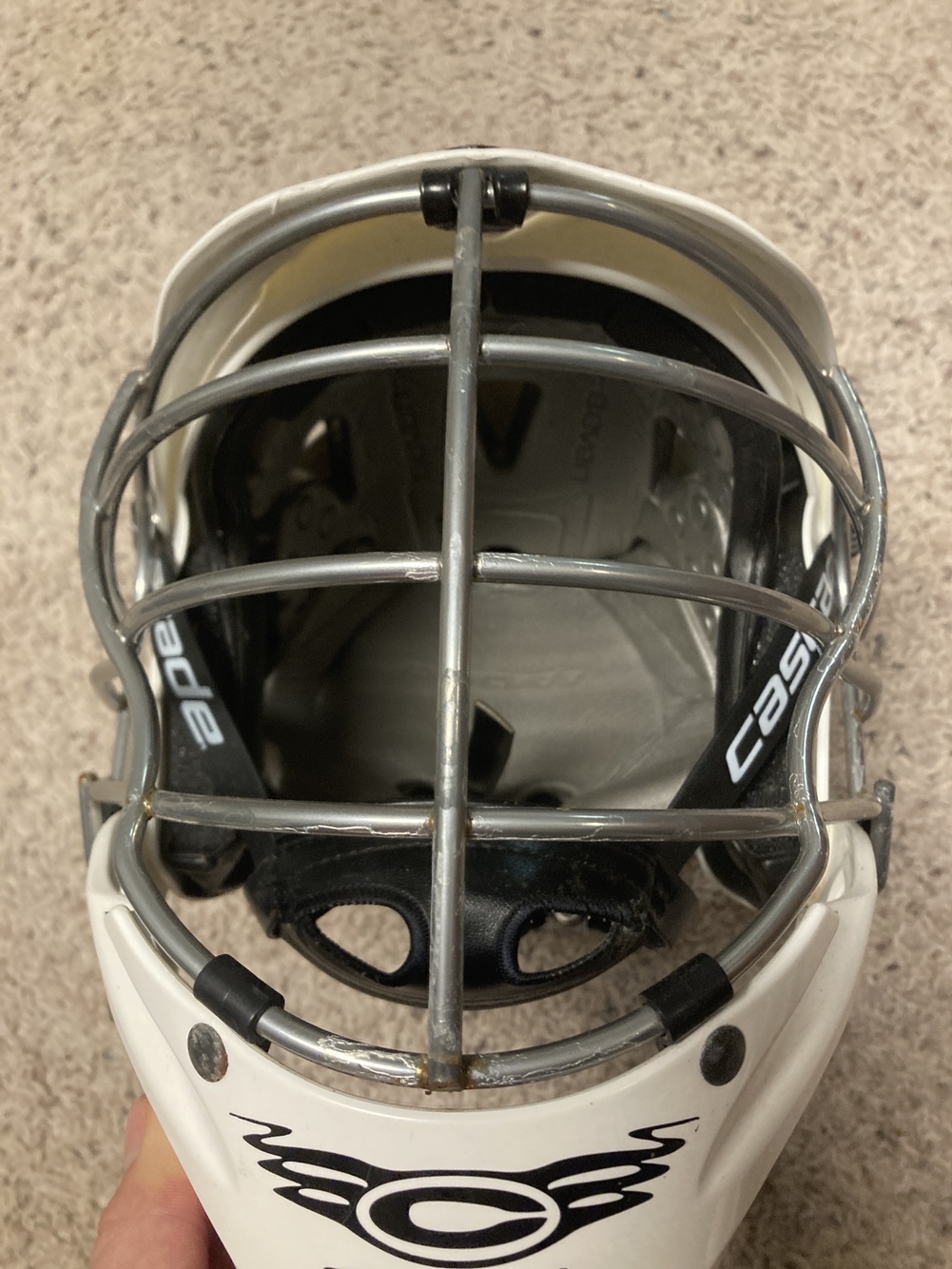 White Adult Player's Cascade CPX-R Helmet | SidelineSwap
