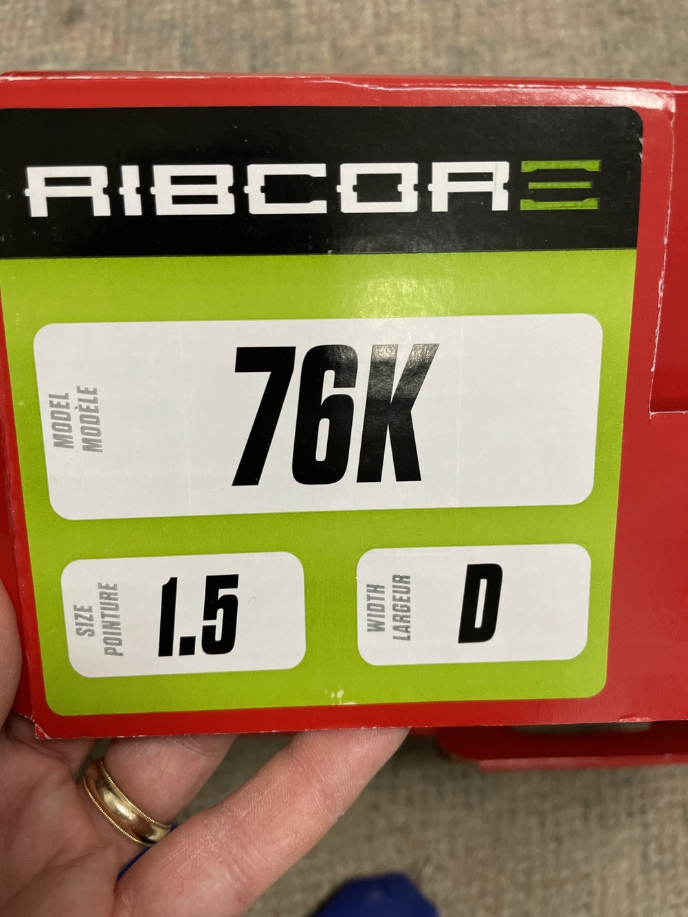 NEW CCM Ribcor 76K Skates Size 1.5 D | SidelineSwap