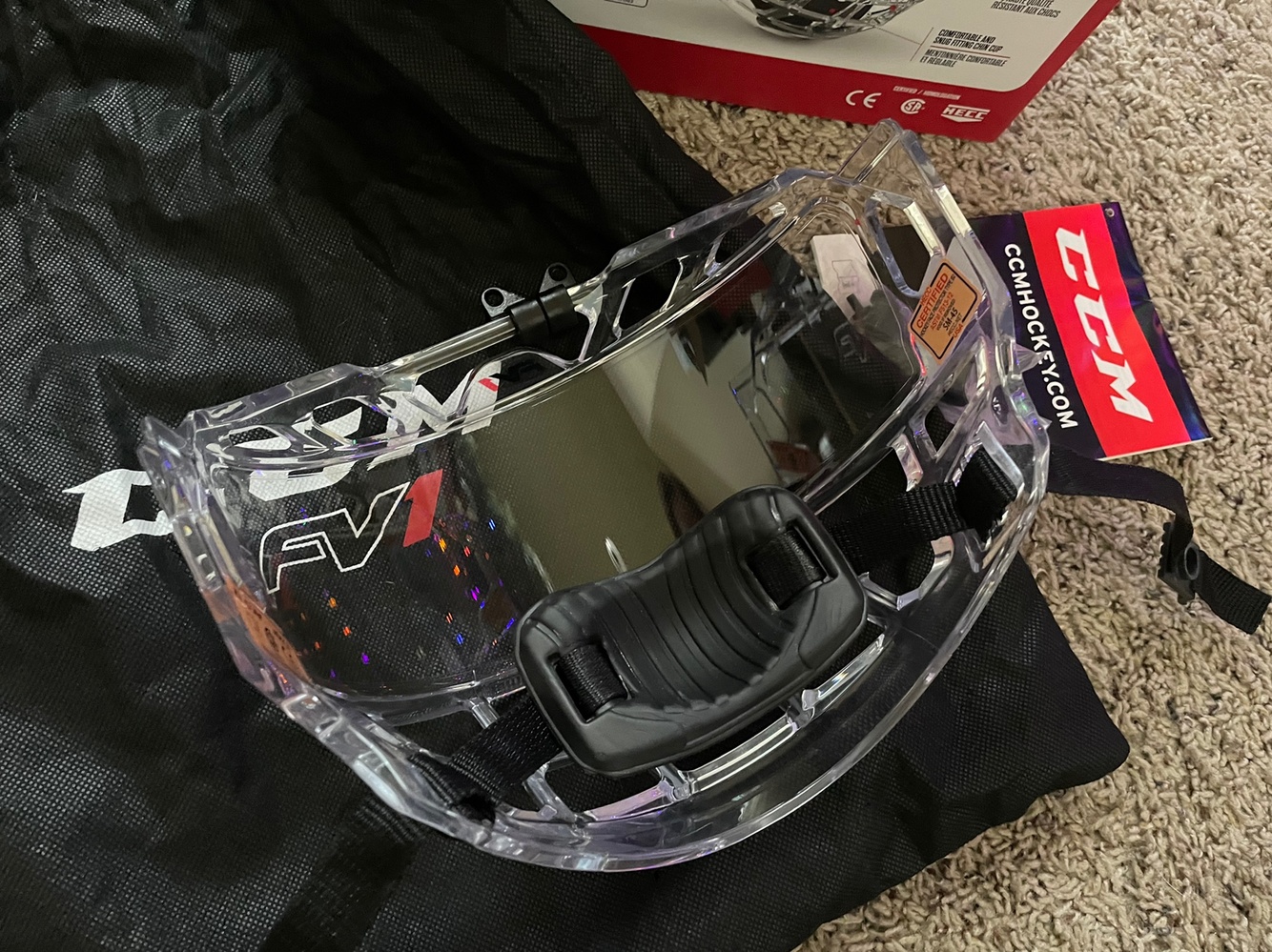 CCM FV1 Full Face Junior Visor | SidelineSwap