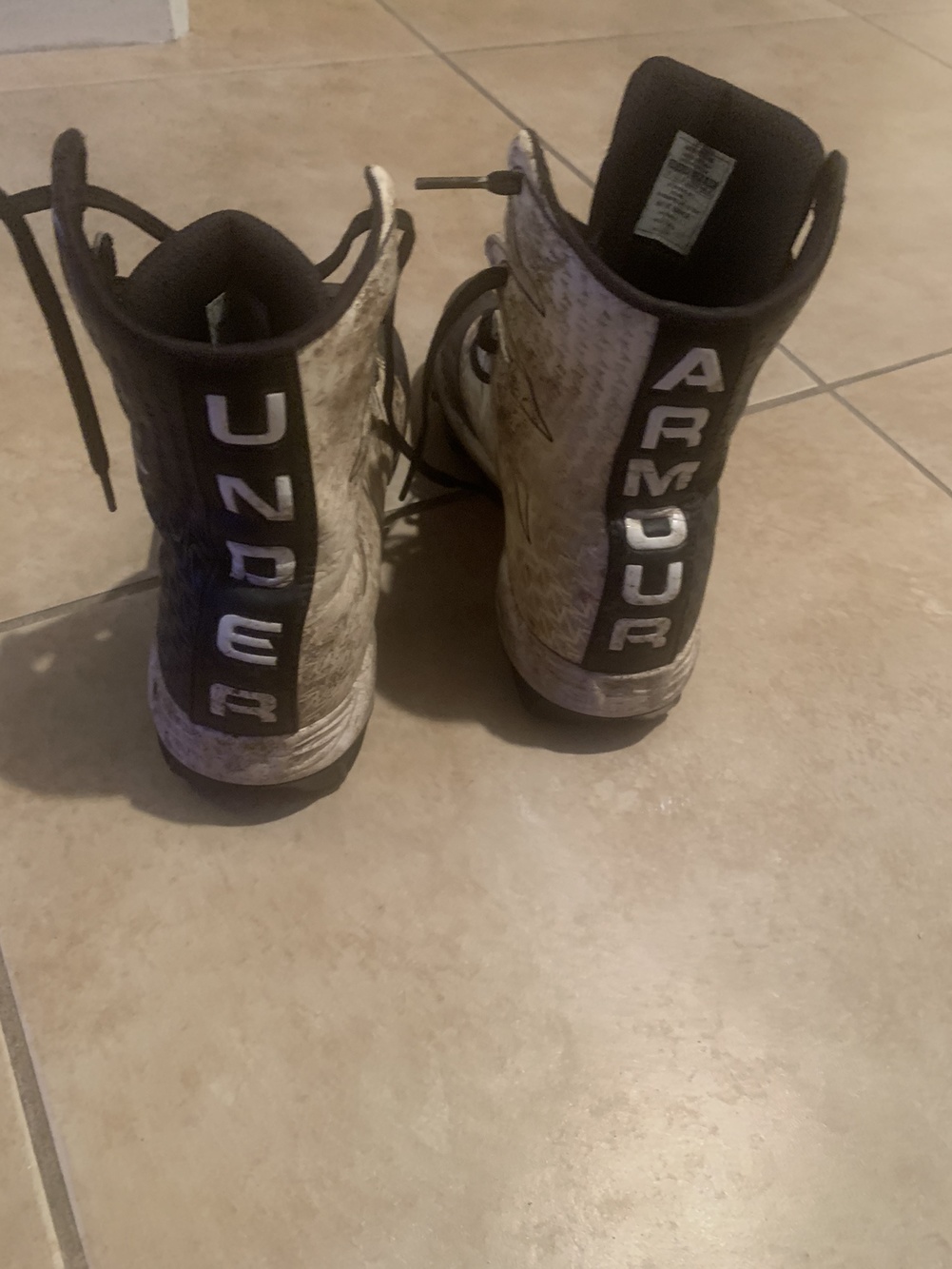 Under Armour High Top Cleats Used Sidelineswap