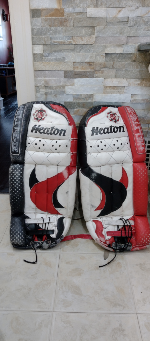 Heaton helite 4 brodeur pro style pads | SidelineSwap