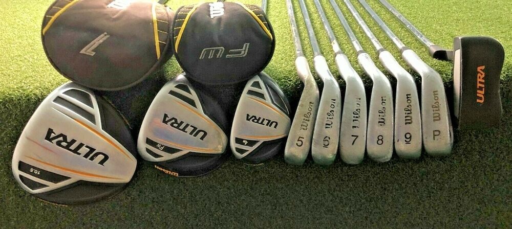 Wilson Ultra Complete Set D,Fw, 4Hy, 5-PW+SW+Putter / Graphite & Steel ...