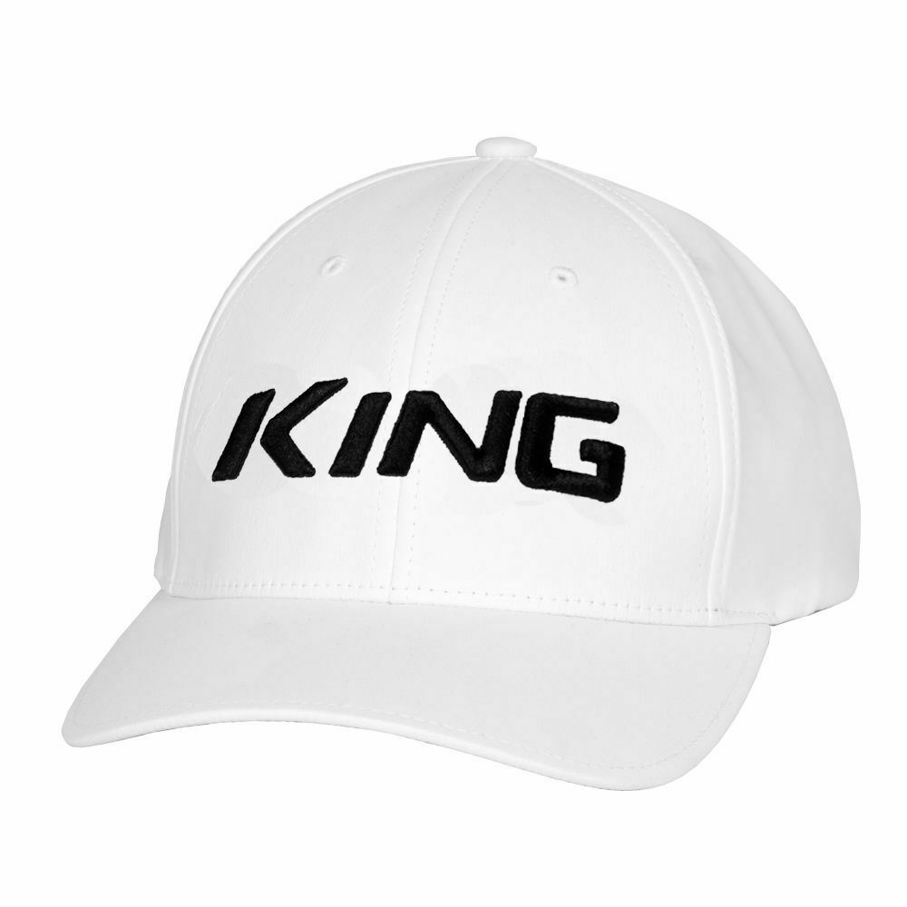 NEW Cobra King Pro White Fitted S M Hat Cap SidelineSwap new-cobra-king-pro-white-fitted-s-m-hat-cap-sidelineswap