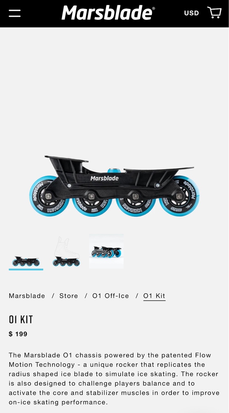 Bauer 2S Pro with Marsblade O1 chassis kit | SidelineSwap