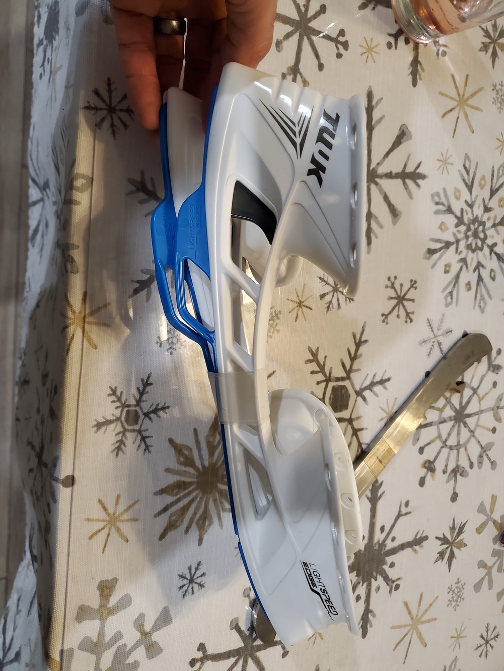 New Bauer Tuuk Lightspeed Edge holders, left and right, Size 7 and LS3 ...