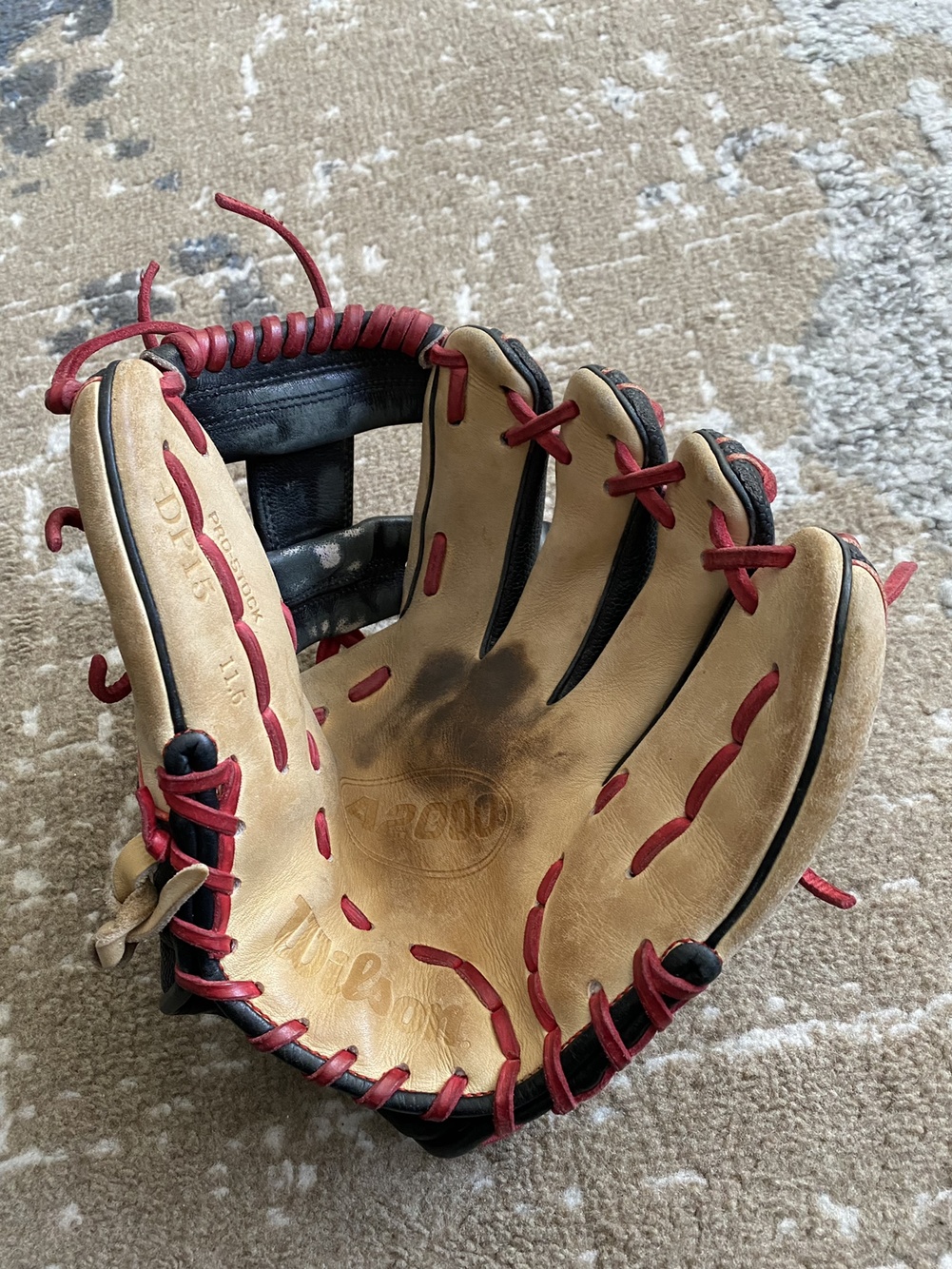 Wilson A2000 DP15 Pro Stock Baseball Glove Infield 11.5" Model-Pedroia ...