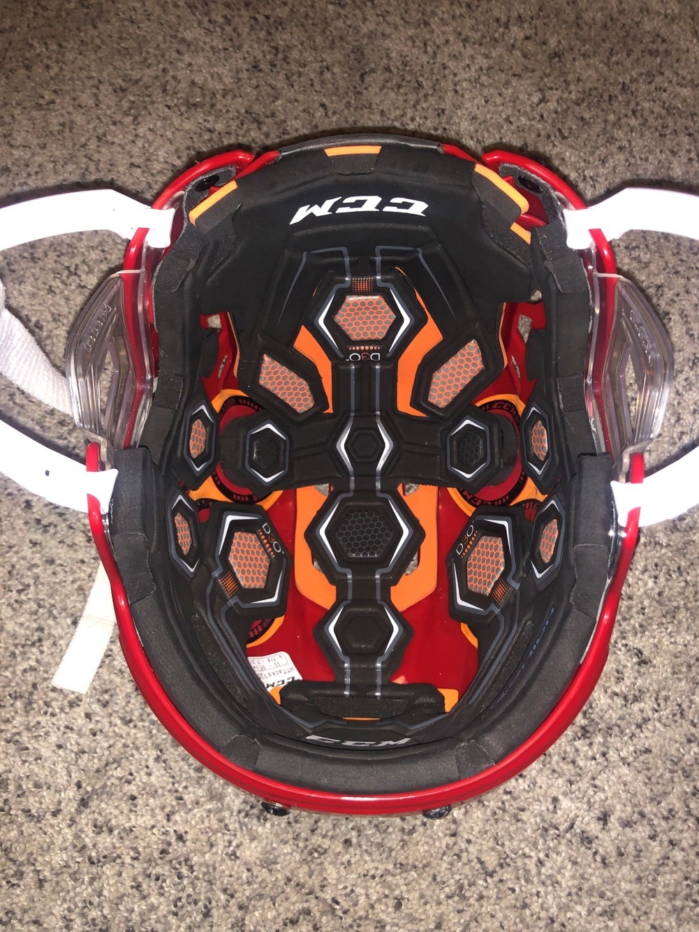 Red Used Medium CCM Tacks 710 Hockey Helmet | SidelineSwap