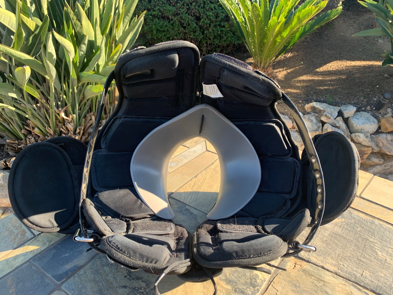 Used Adult Large Xenith Xflexion Apex Shoulder Pads W/ New Kerr Collar ...