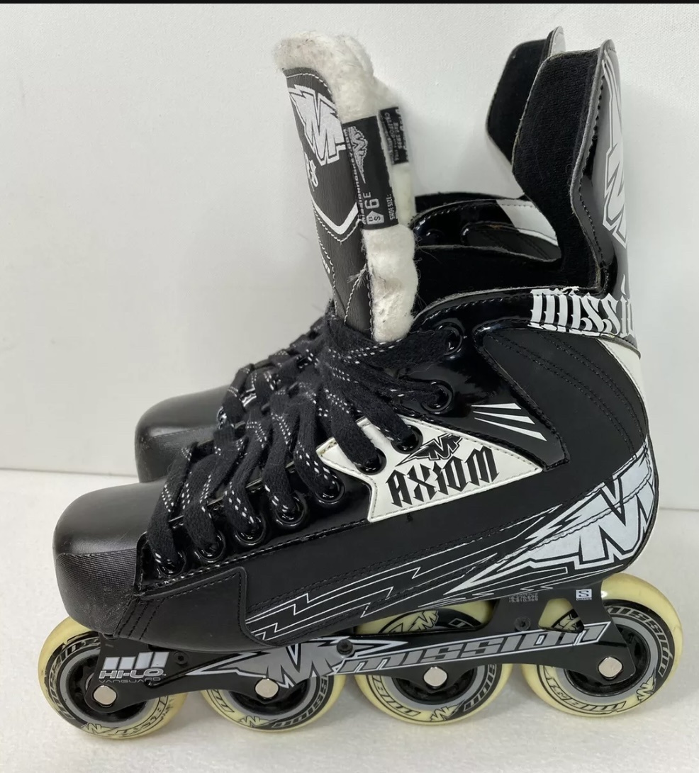 Mission AXIOM RS Inline Roller Hockey Skates Size 6E (7.5 Men US Shoe ...