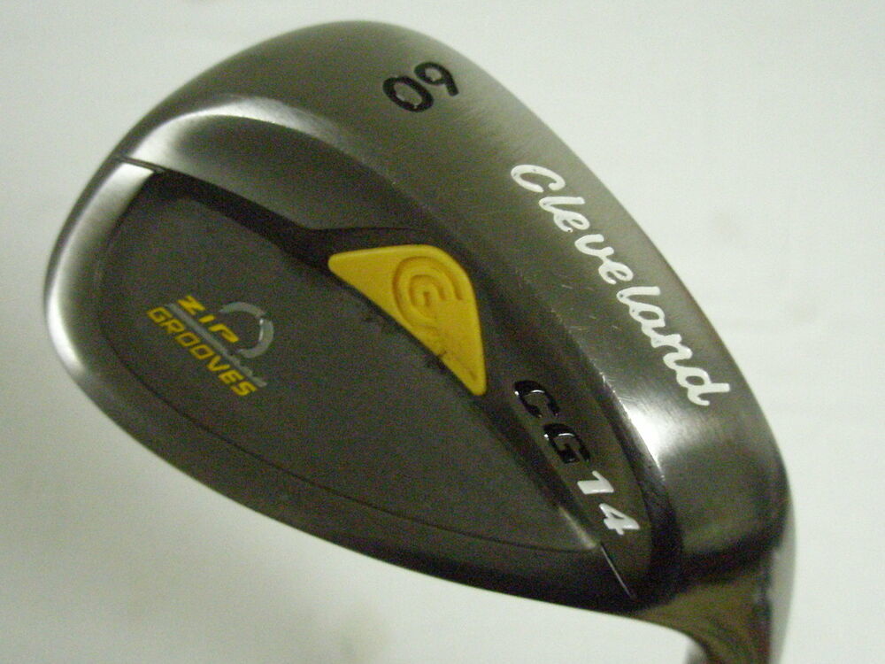 Cleveland CG14 Black Pearl Lob Wedge 60* 12* (Steel) LW Golf Club ...