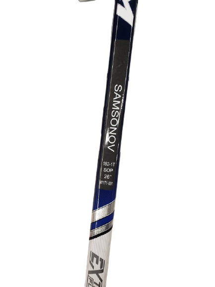 CCM E FLEX 4 Pro Stock Goal Stick Samsonov 26" Paddle Mid-Heel Curve ...
