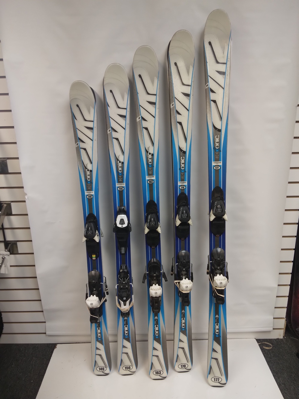 Skis 170 Used K2 Konic rx All Mountain With Bindings Max Din 10 ...