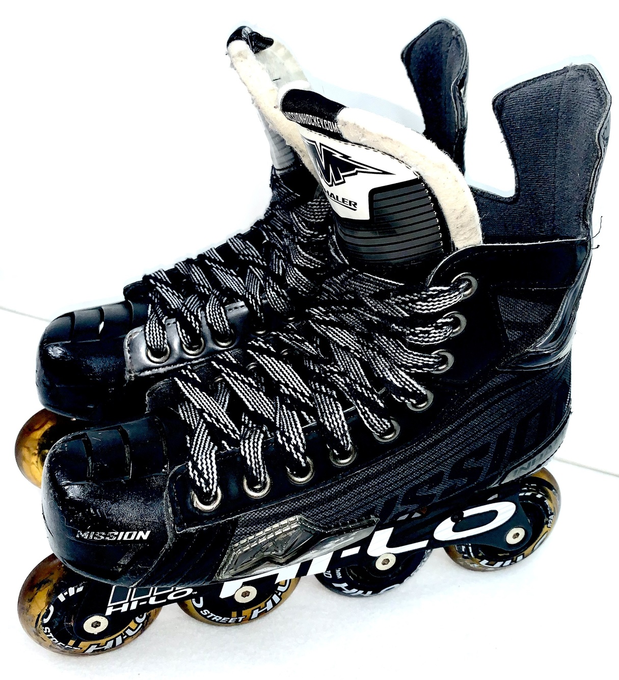 Mission Inhaler DS7 Size 4 E (5 US Men Shoe Size 6 Women) Inline Hockey ...