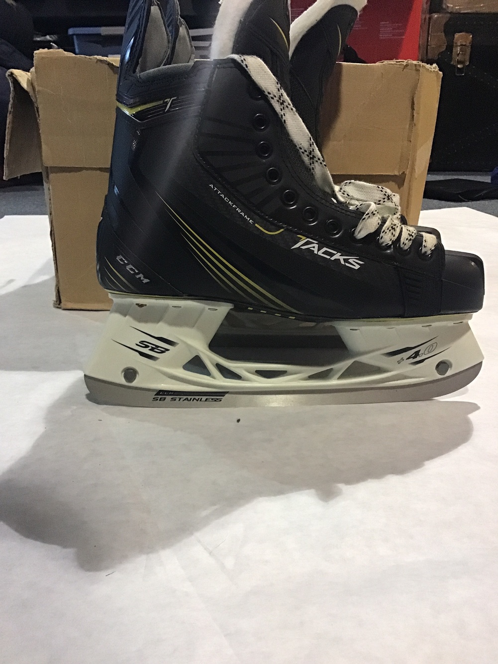 New CCM Tacks Pro Stock Skates 10D | SidelineSwap