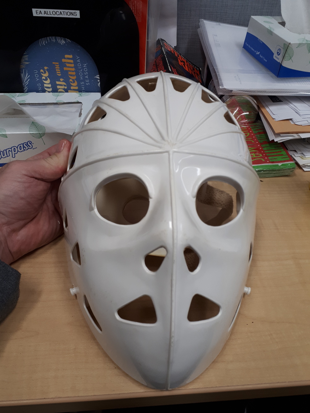 Vintage 1970s Mylec Hockey Goalie Mask, Friday The 13th Jason Mask ...