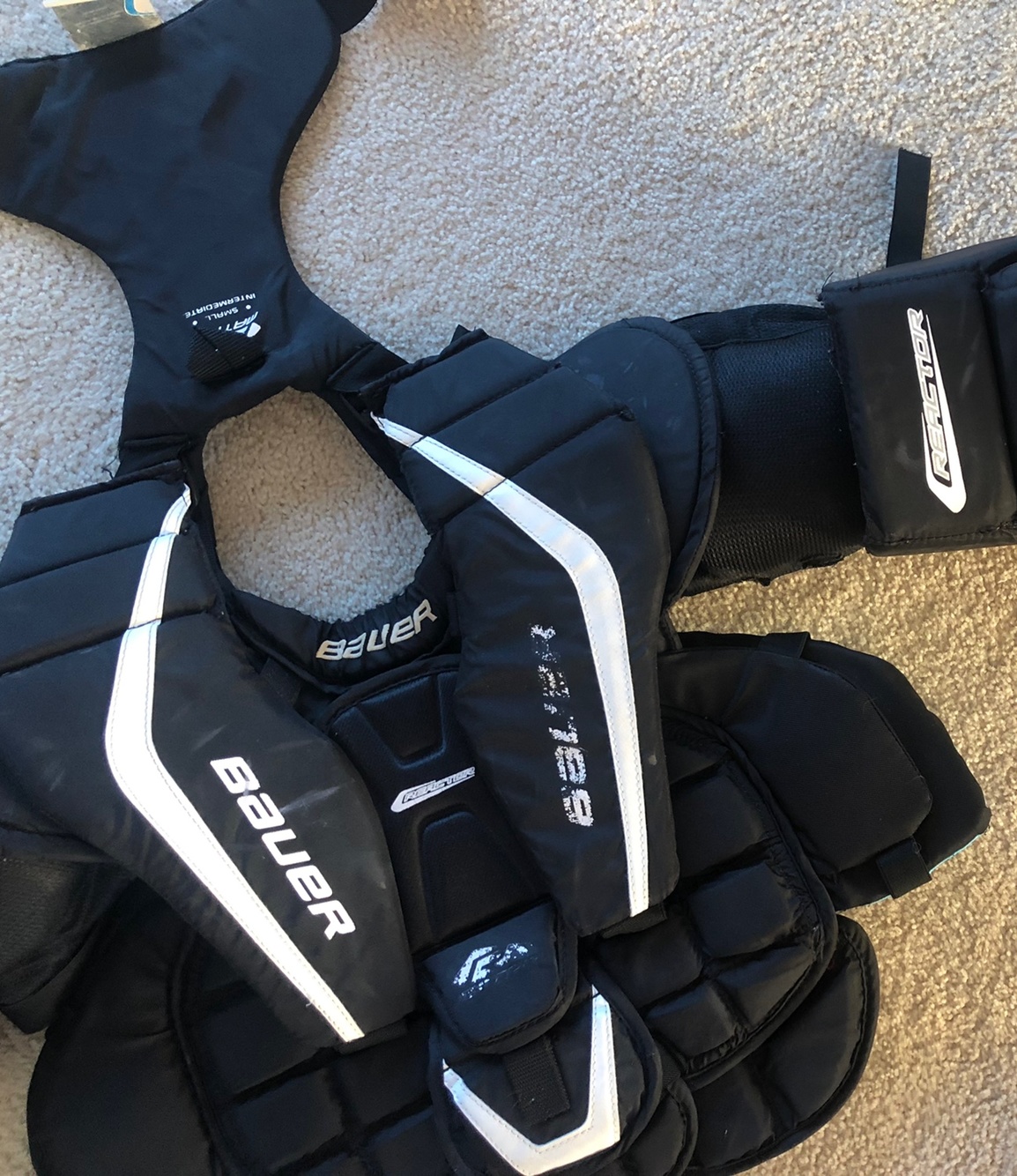 Small Bauer Reactor 7000 Goalie Chest Protector | SidelineSwap