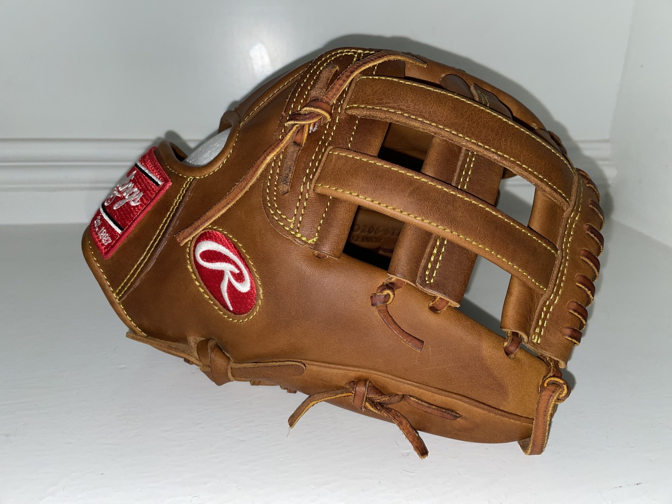 RARE Rawlings Heart of the Hide 12" Timberglaze PRO206-6TI Baseball ...