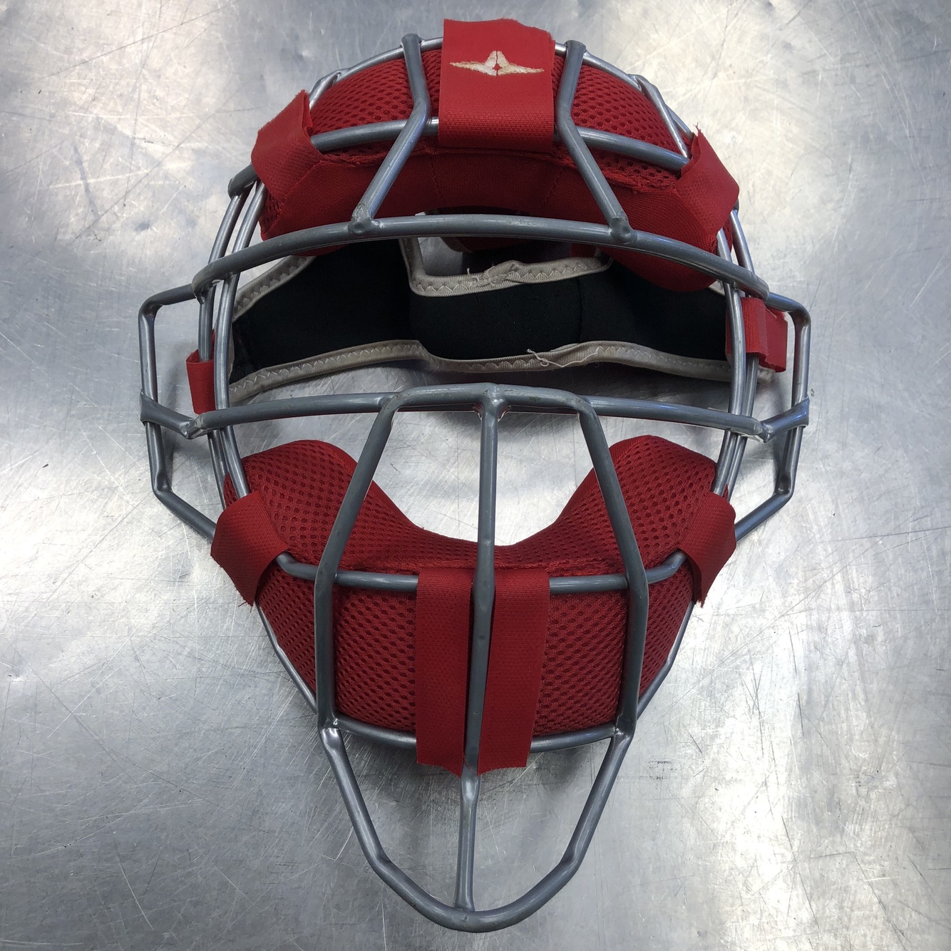 All Star Used Catcher's Face Mask and Helmet | SidelineSwap