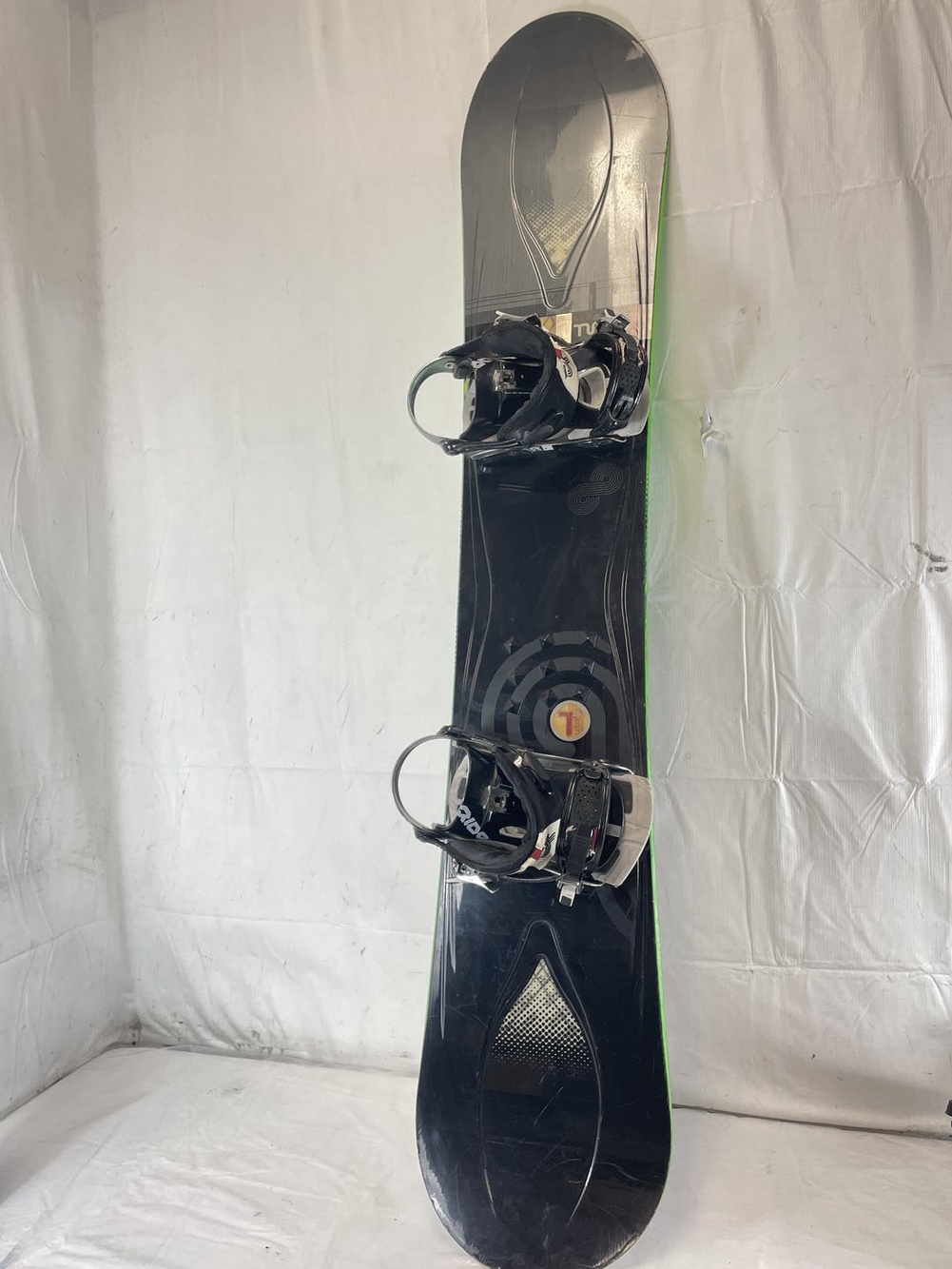 Used Ride Nas Timeless Series Xl 161 Cm Snowboard W Ride Ex Lg Bindings ...
