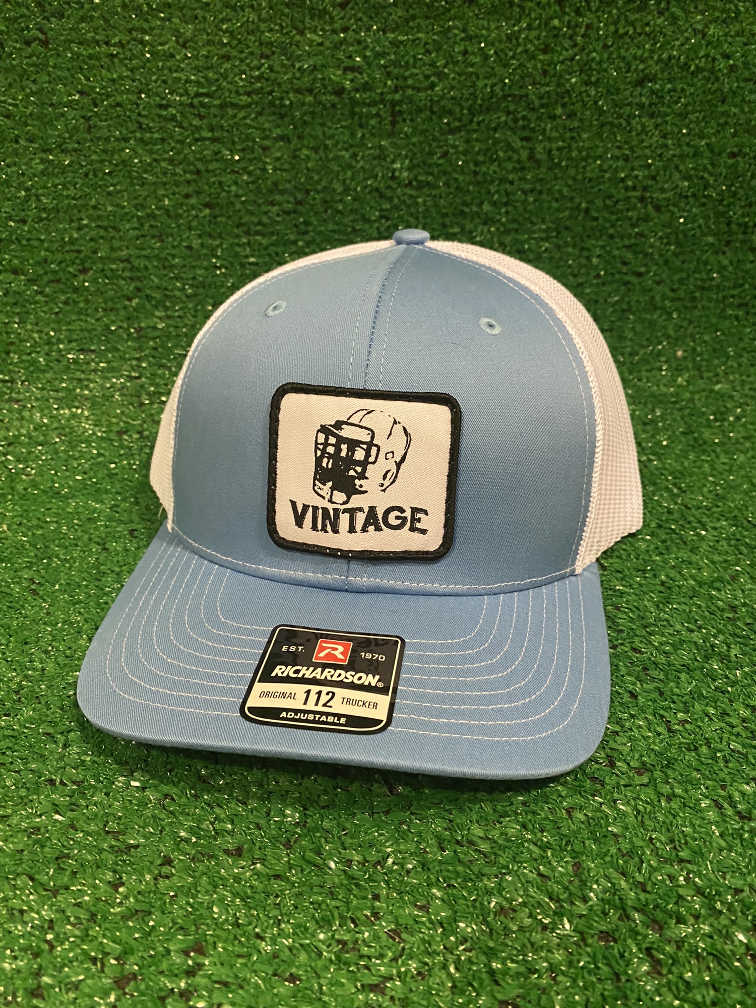 Vintage Lax Brand Trucker Hat Light Blue | SidelineSwap