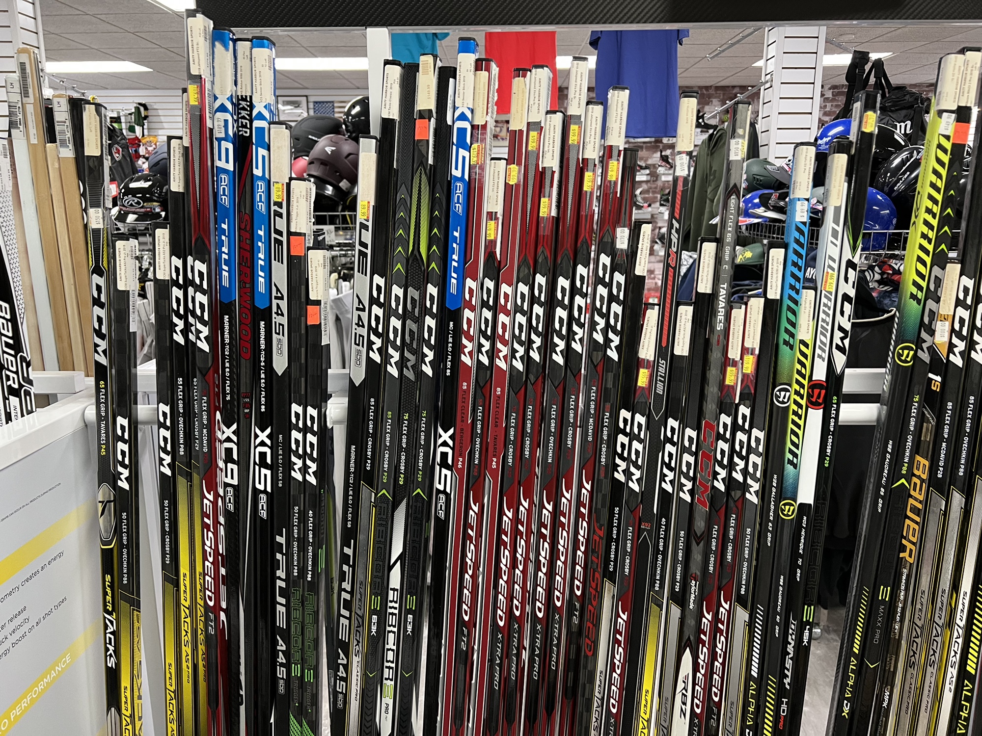 New CCM RibCor Trigger 4 Pro Lefty Jr. | SidelineSwap