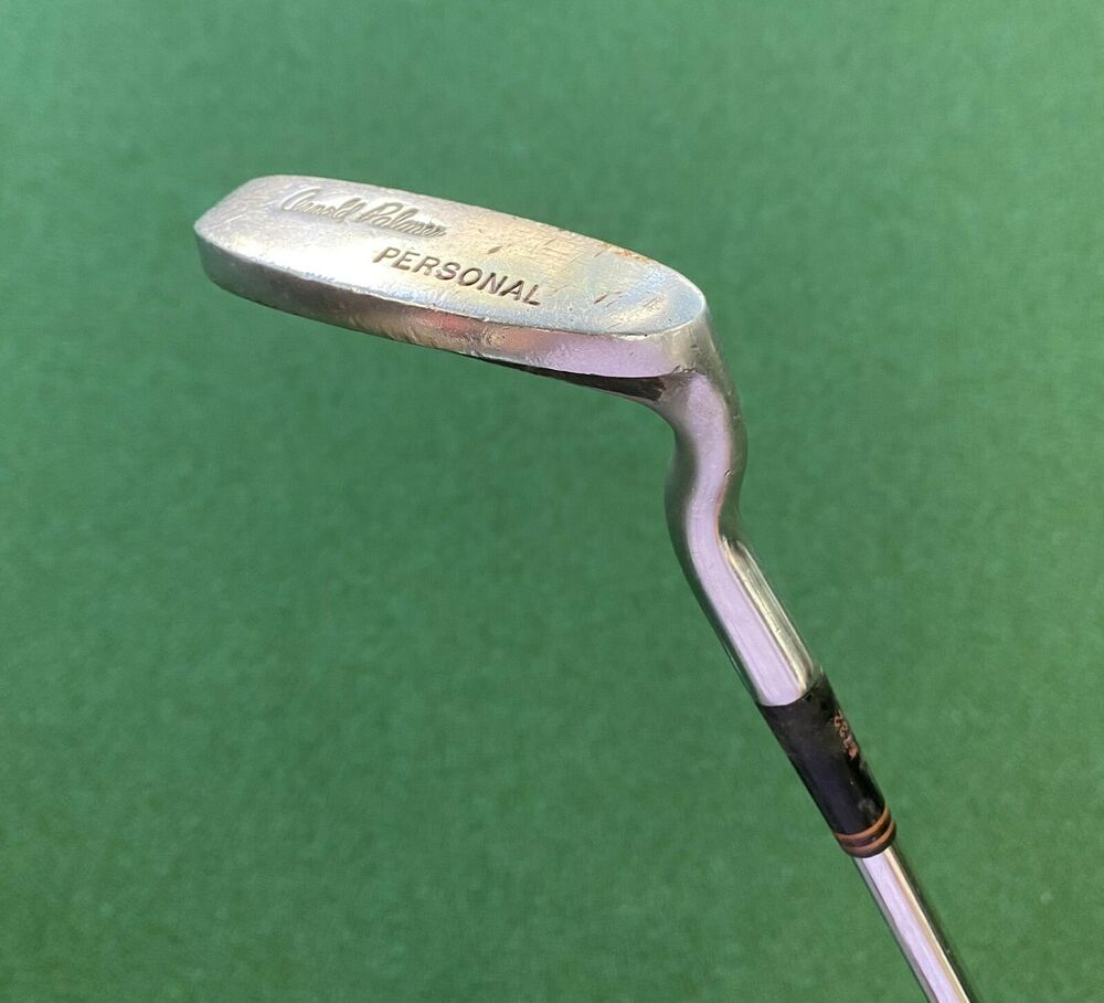 ARNOLD PALMER PERSONAL PUTTER BLADE STYLE GOOSE NECK 35" USED VINTAGE ...
