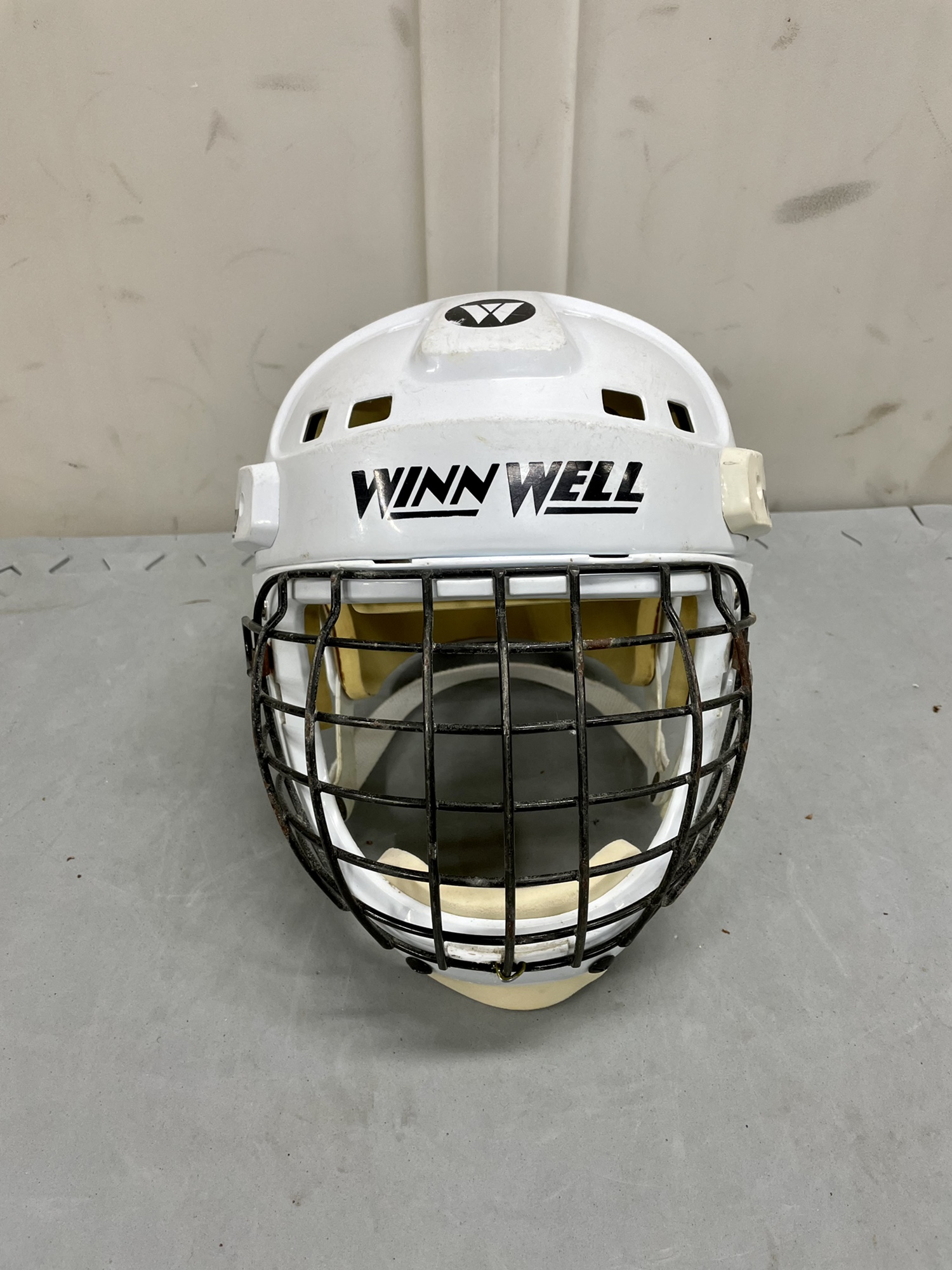 Extremely Rare Vintage WinnWell (SK2000) Combo Hockey Helmet Messier ...