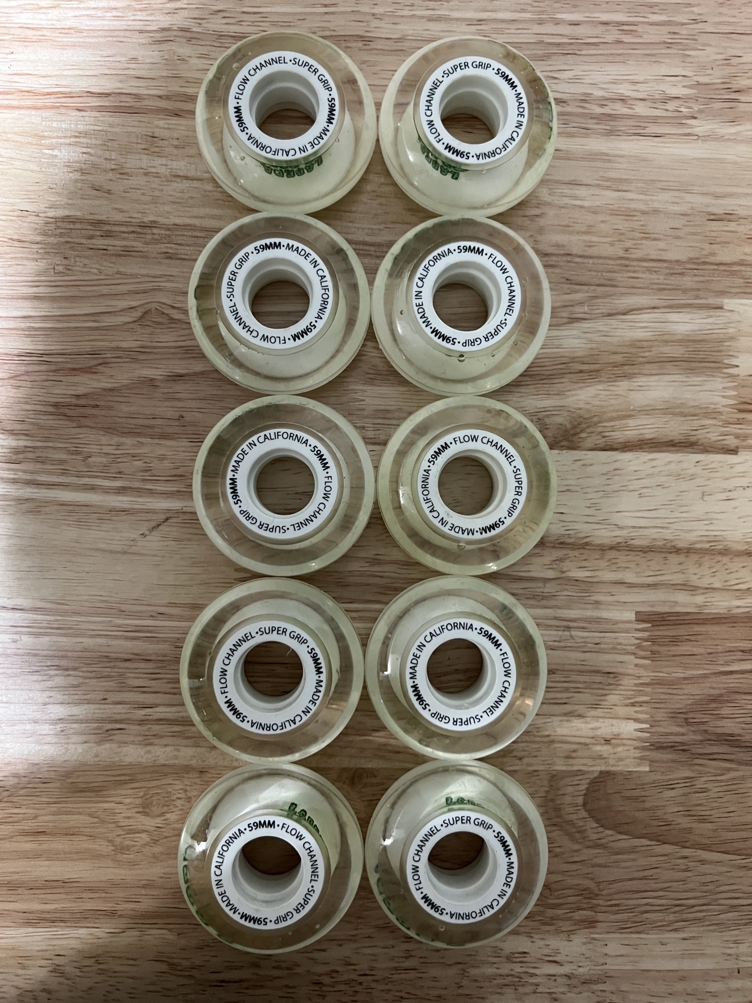 Labeda Slime Roller Hockey Goalie Wheels 59mm Set of 10 | SidelineSwap