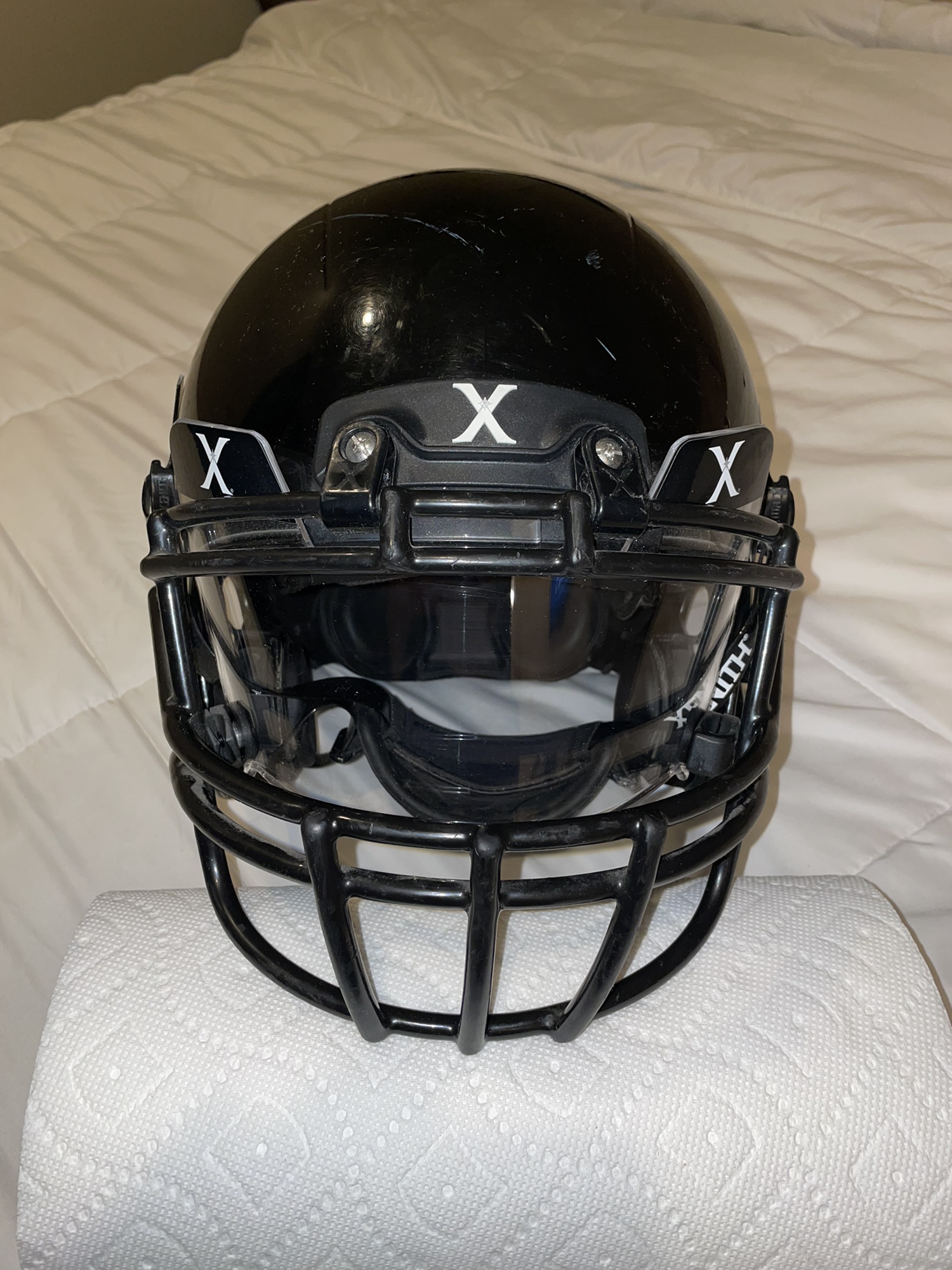 Xenith X2E Varsity Football Helmet with Faceguard And Faceshield ...
