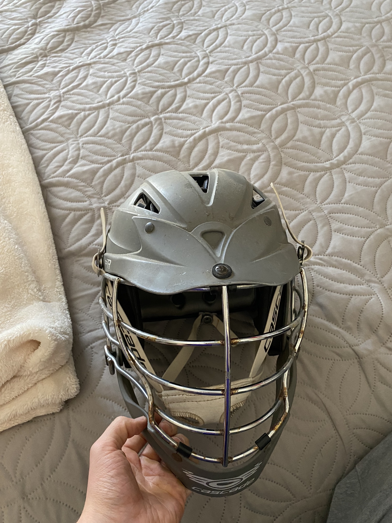 Used Matte Gray Cascade CPX-R Helmet | SidelineSwap