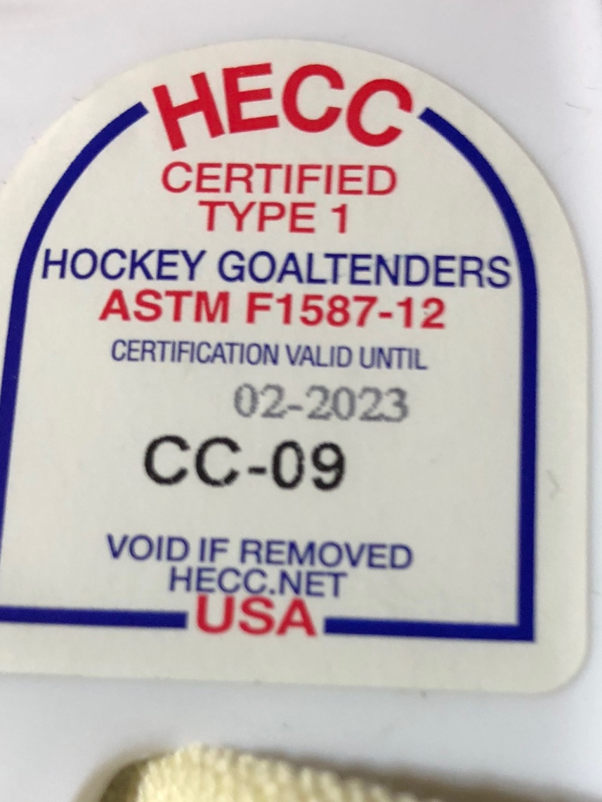 Goalie Mask Senior New Bauer NME 4 SIZE M-L HECC THE END OF 02-2023 ...