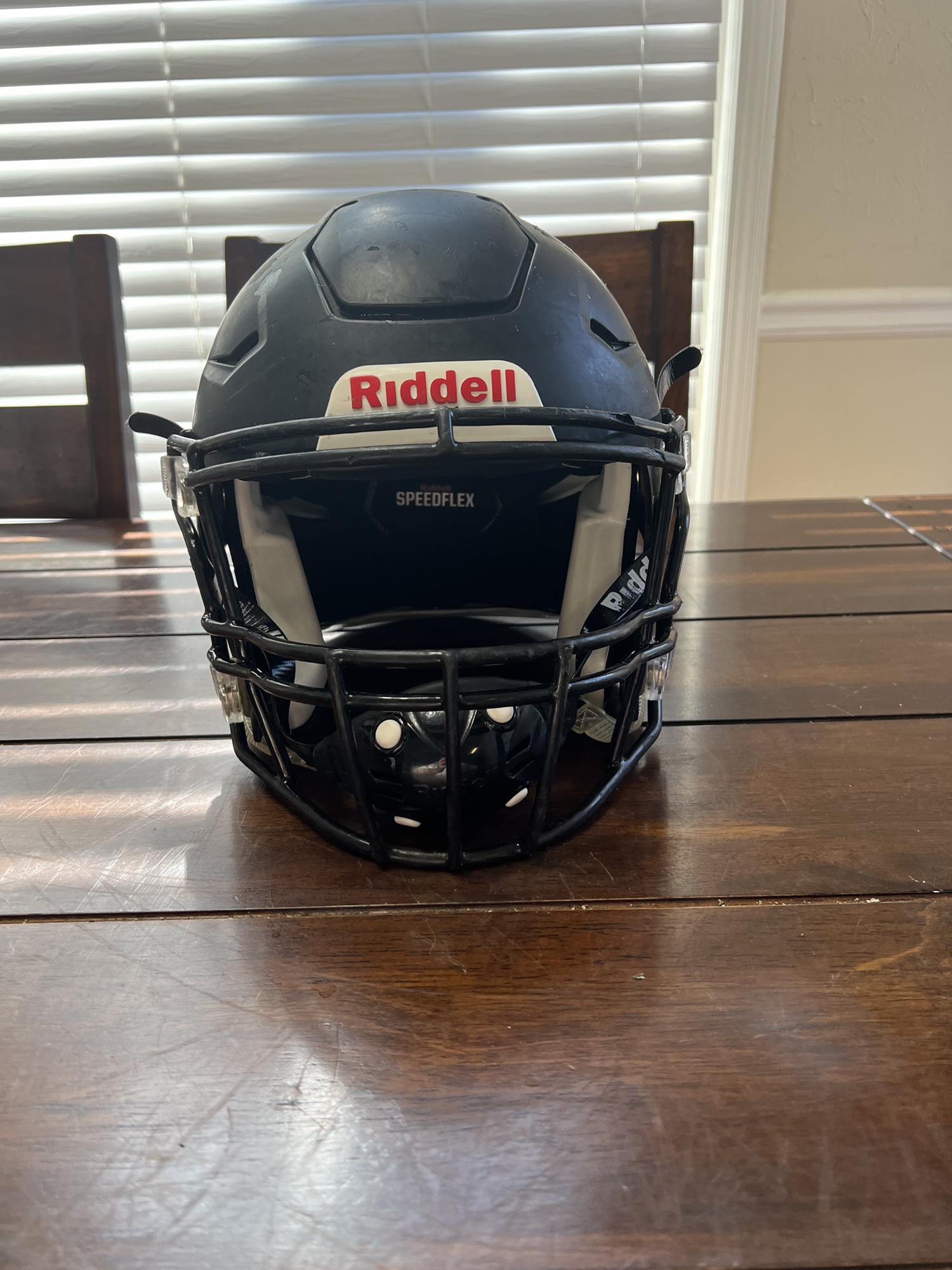 Football Helmet- Riddell SpeedFlex- Medium- Matte Black | SidelineSwap