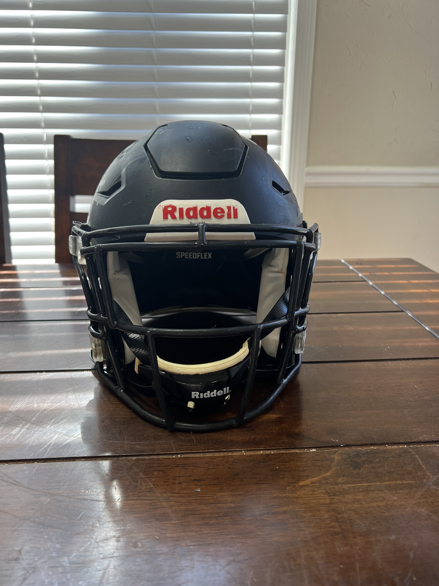 Football Helmet- Riddell SpeedFlex- Medium- Matte Black | SidelineSwap