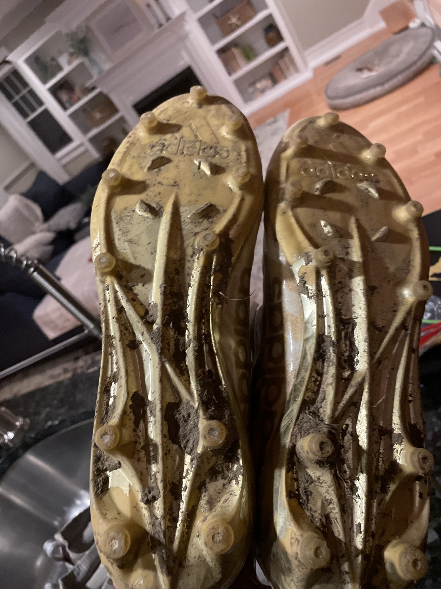 Yellow Men's Detachable Cleats Adidas Cleats | SidelineSwap