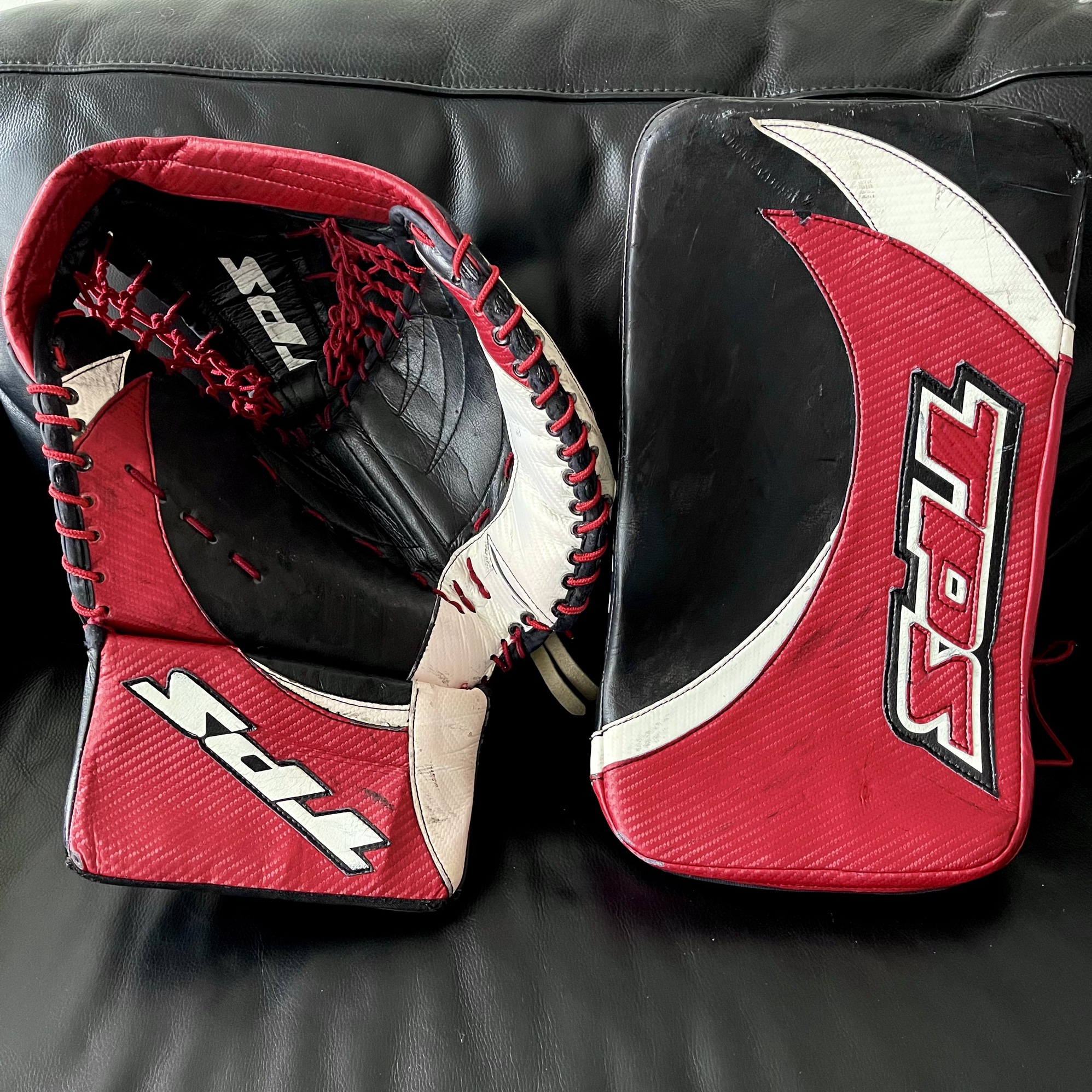 TPS BIONIC Senior Goalie Glove & Blocker Set | SidelineSwap