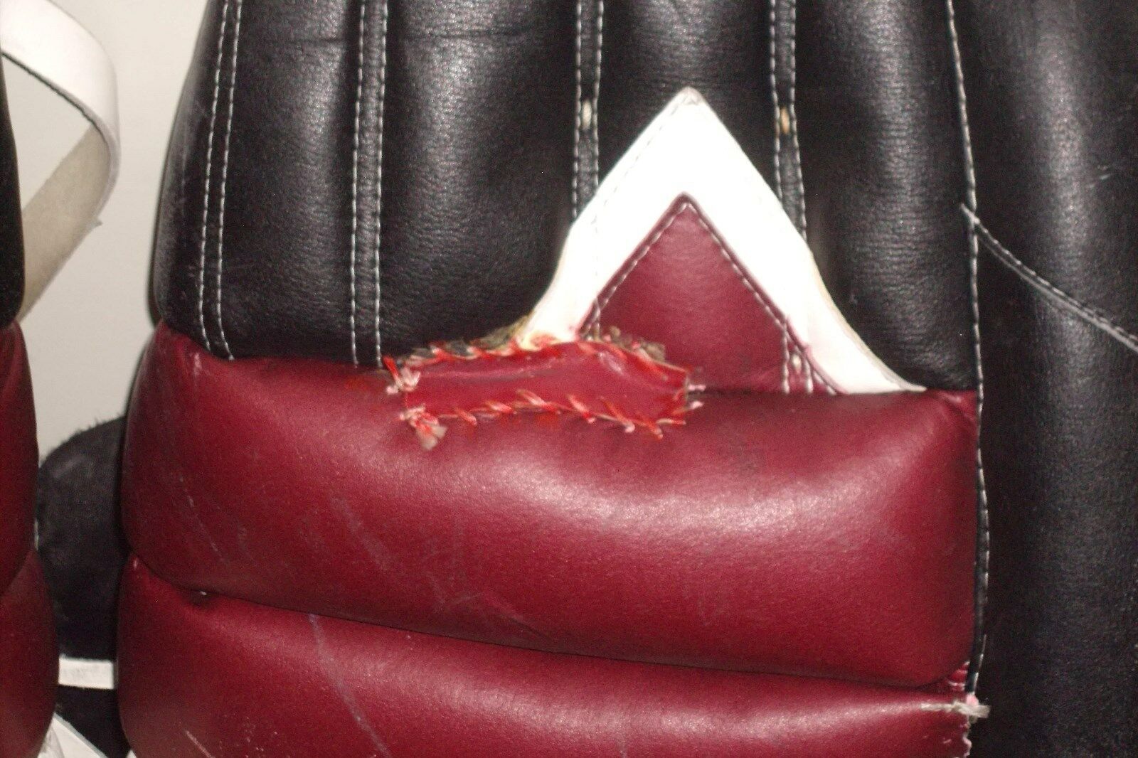 Phoenix Coyotes goalie Sean Burke game-worn Brian's leg pads (2000-2001 ...