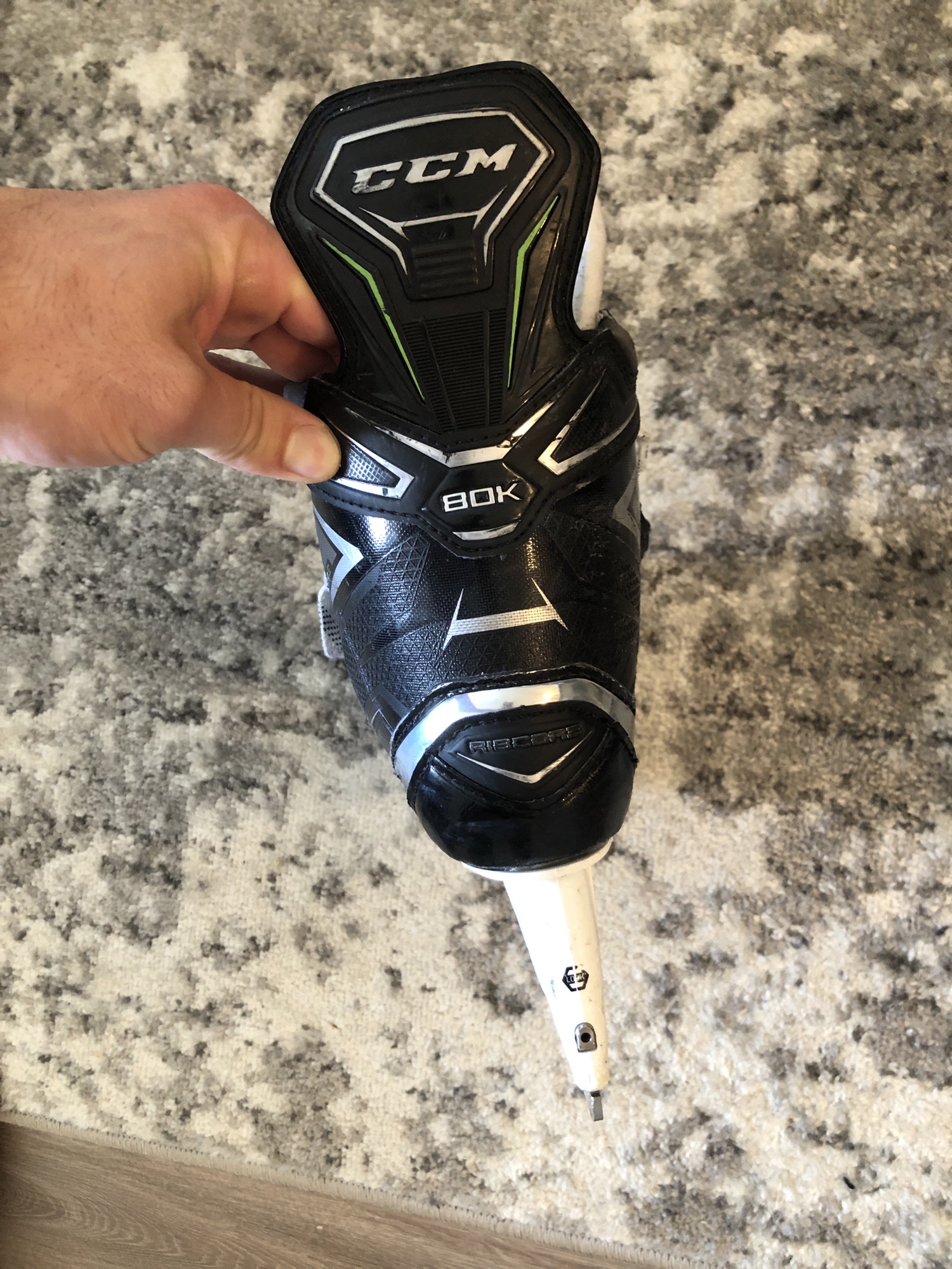 Senior CCM Pro Stock Size 8 Ribcor 80K Hockey Skates | SidelineSwap