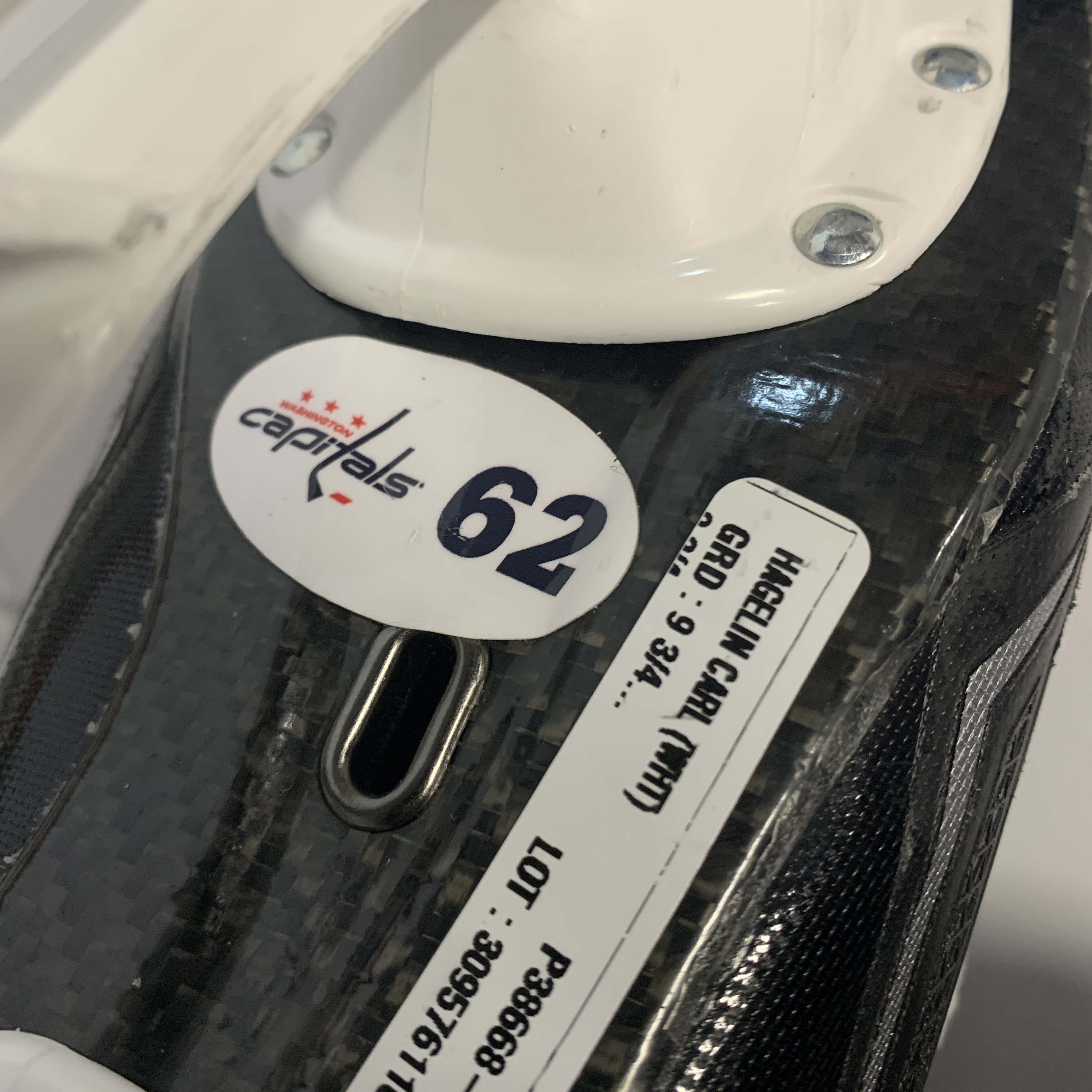 Pro Stock CCM RibCor 80K - Size 9.75D - Hagelin - Washington Capitals ...