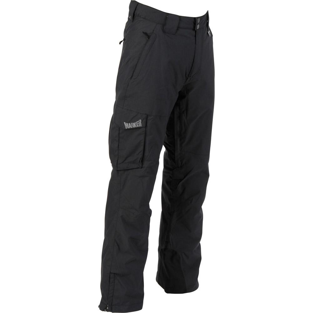 Black Men's Adult New Marker Ski Pants with Cargo Pocket | SidelineSwap