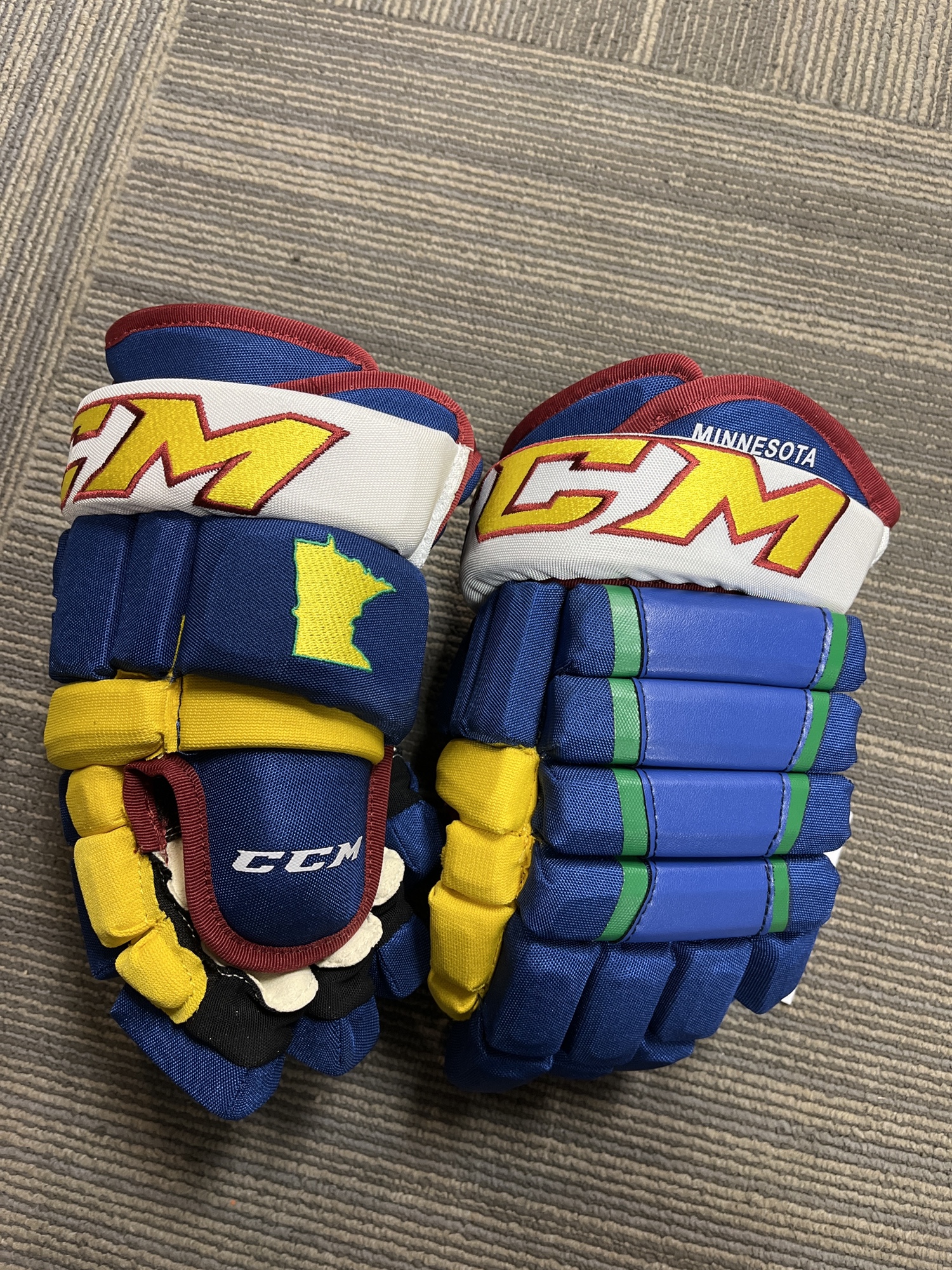 New Minnesota CCM 14" Tacks 4 Roll Pro Gloves | SidelineSwap