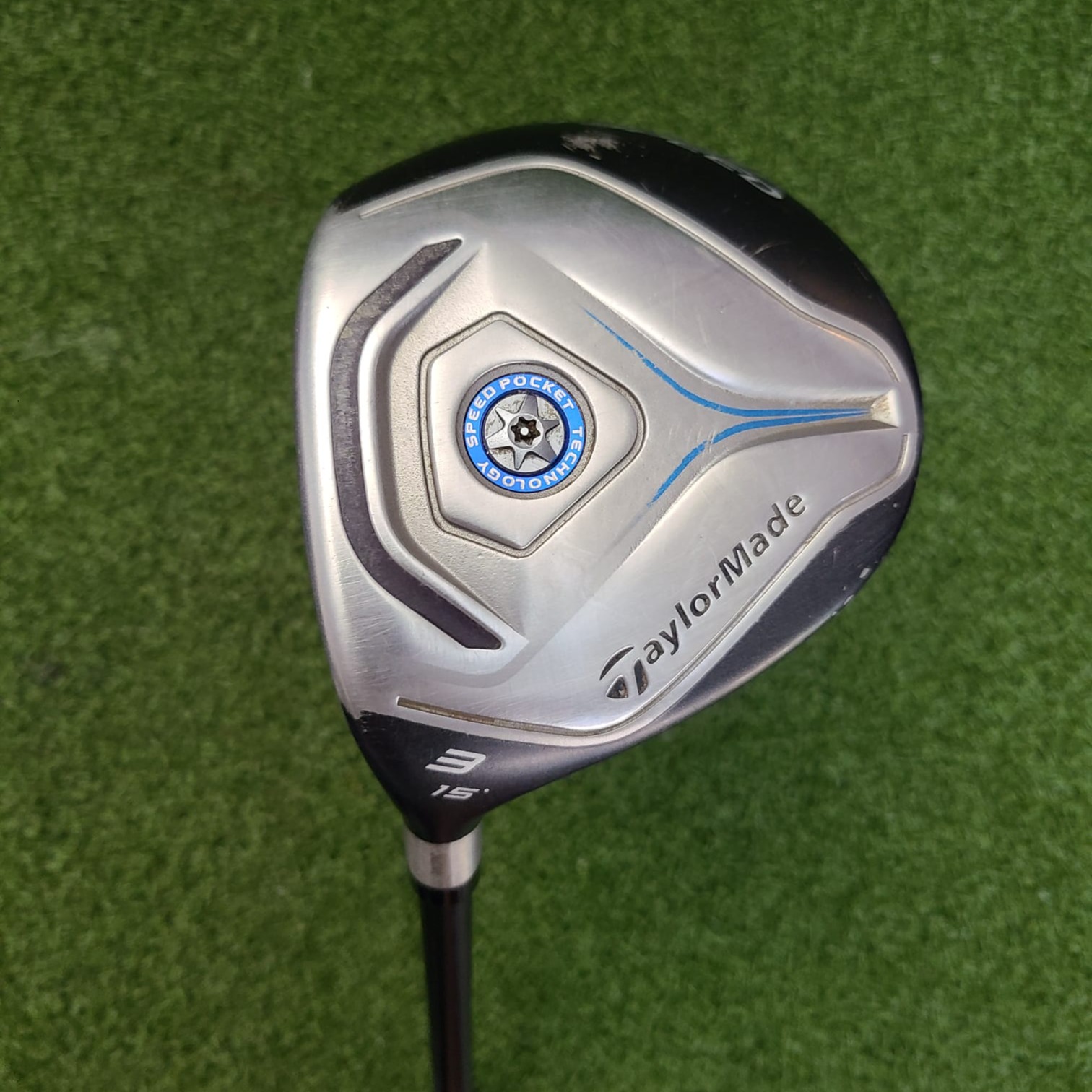 TaylorMade JetSpeed 15º 3 Wood, LH, 42.5" Matrix VeloxT Stiff Graphite ...