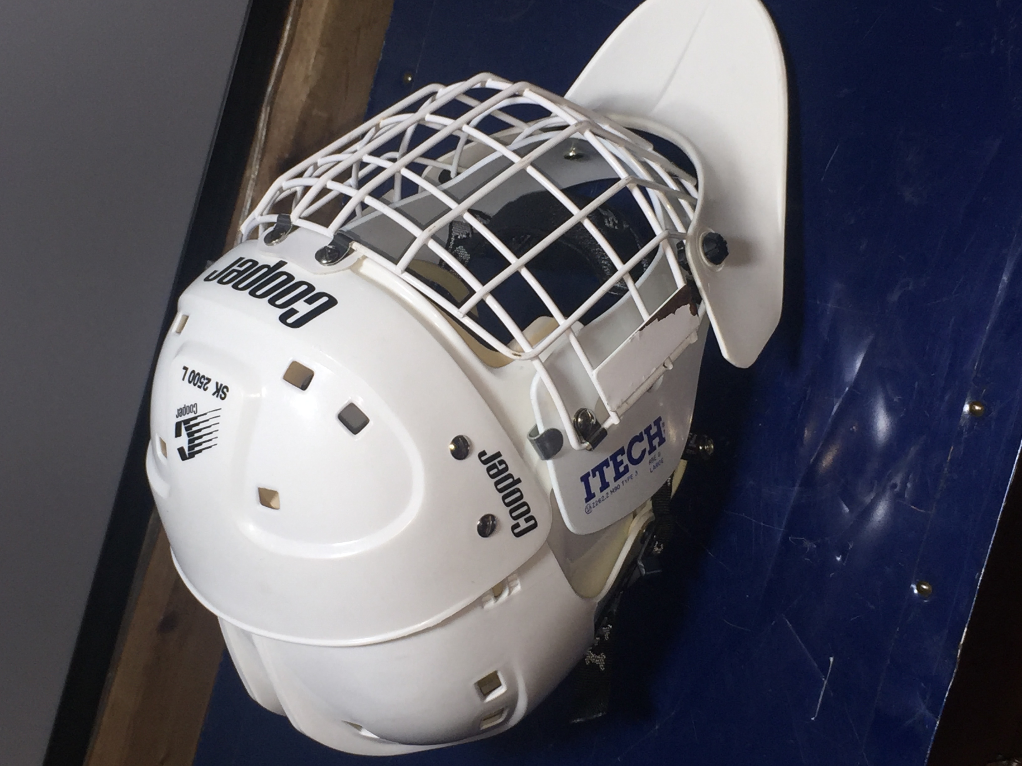 Senior Used Goalie SK 2500 with Itech RBE-G Mask Pro Stock | SidelineSwap