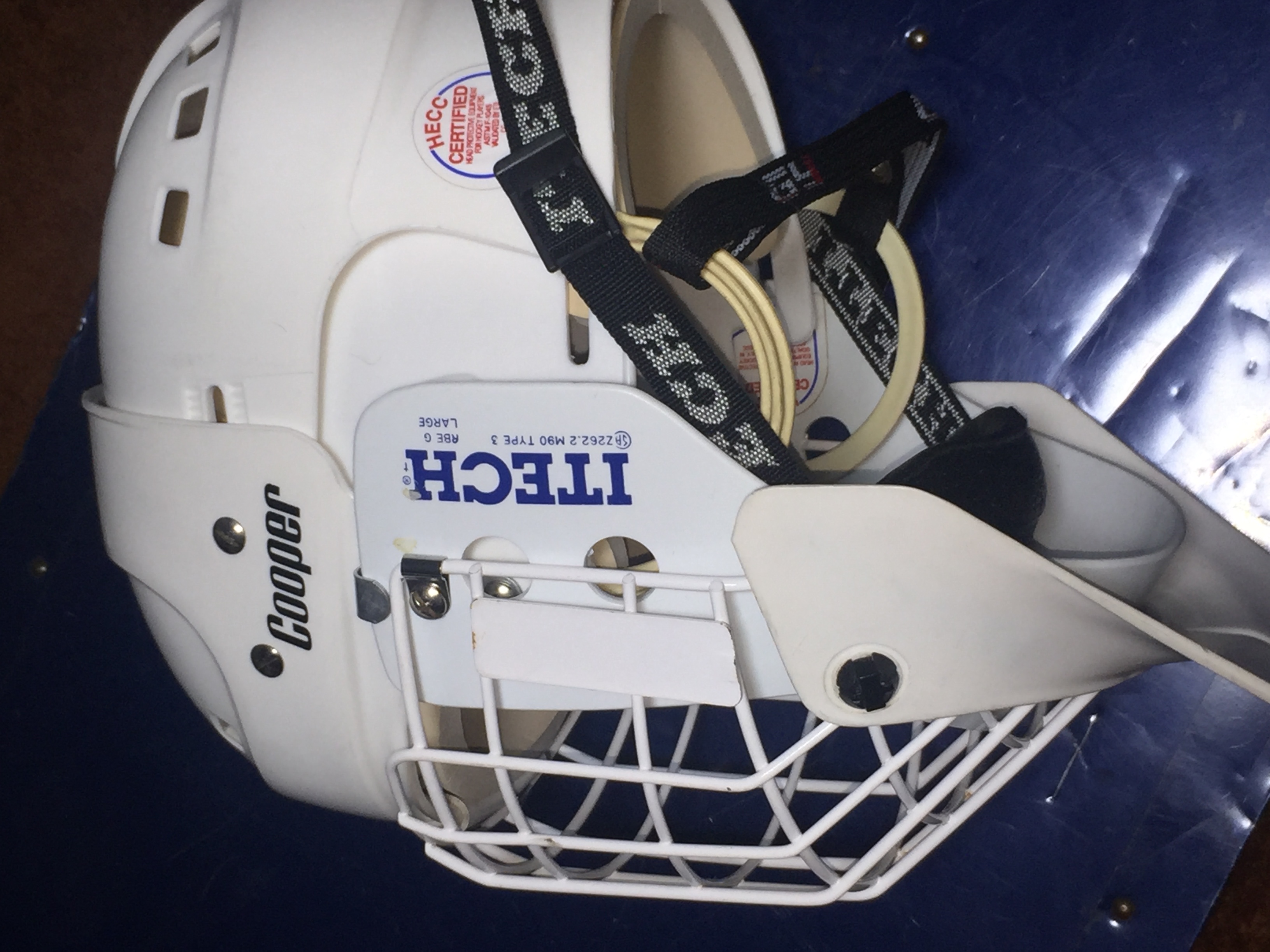 Senior Used Goalie SK 2500 with Itech RBE-G Mask Pro Stock | SidelineSwap