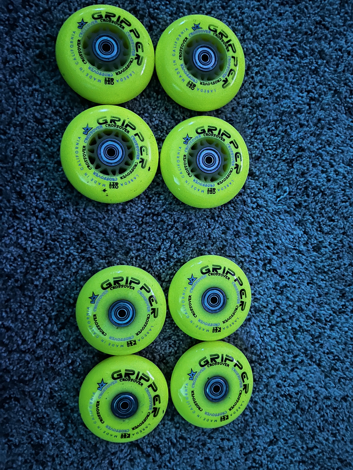 *BRAND NEW* Full Set Of 2021 Labeda Gripper Crossover Inline Hockey ...