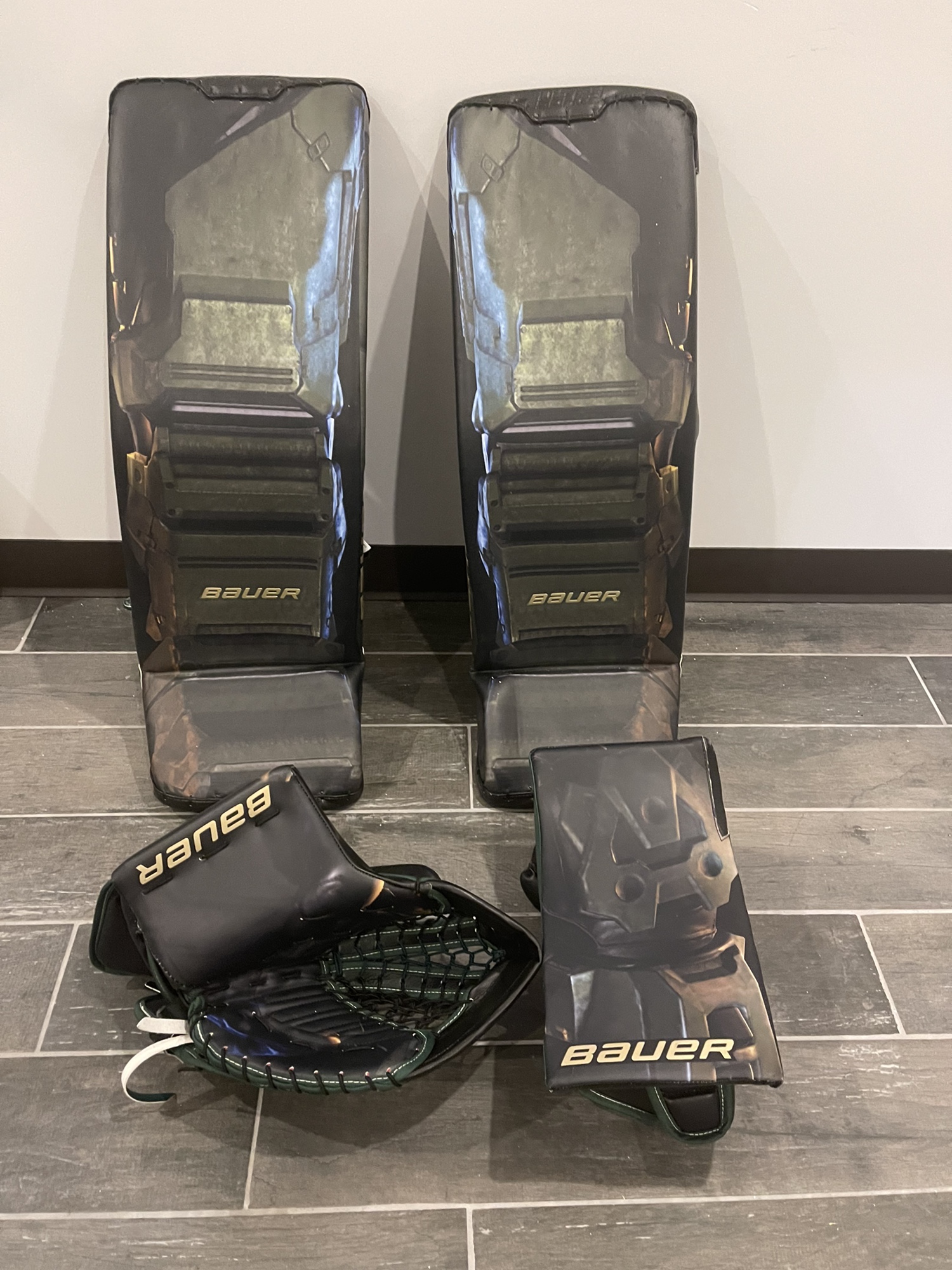 Rare Halo Digiprint Bauer Ultrasonic Goalie Set | SidelineSwap