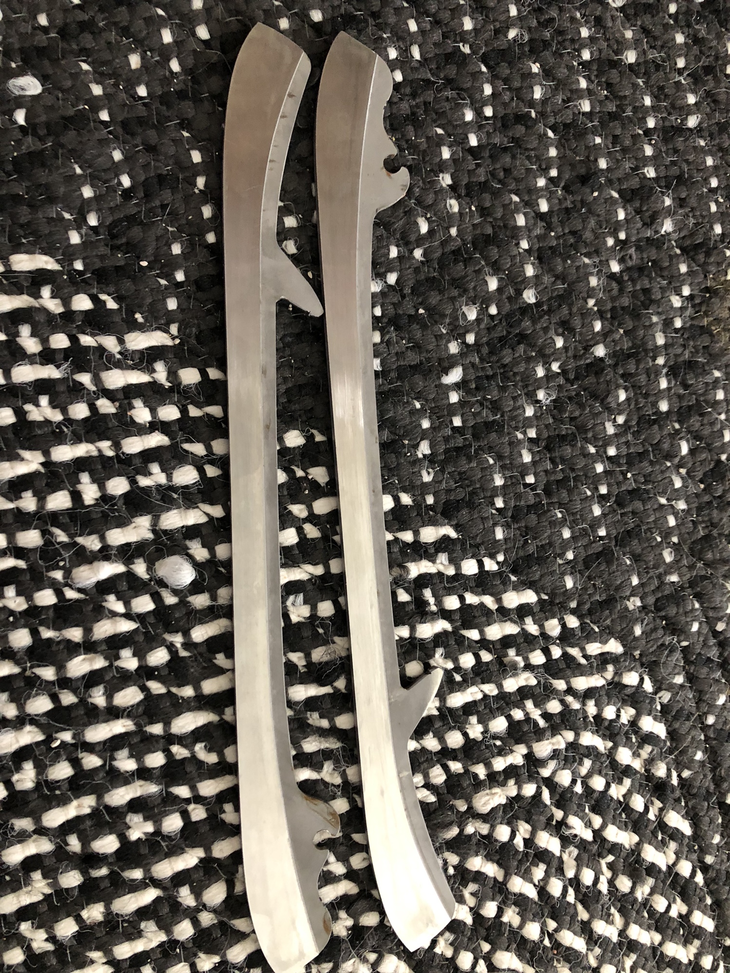 Step Steel runners for True 2 piece goalie skate steel runners size 9 ...