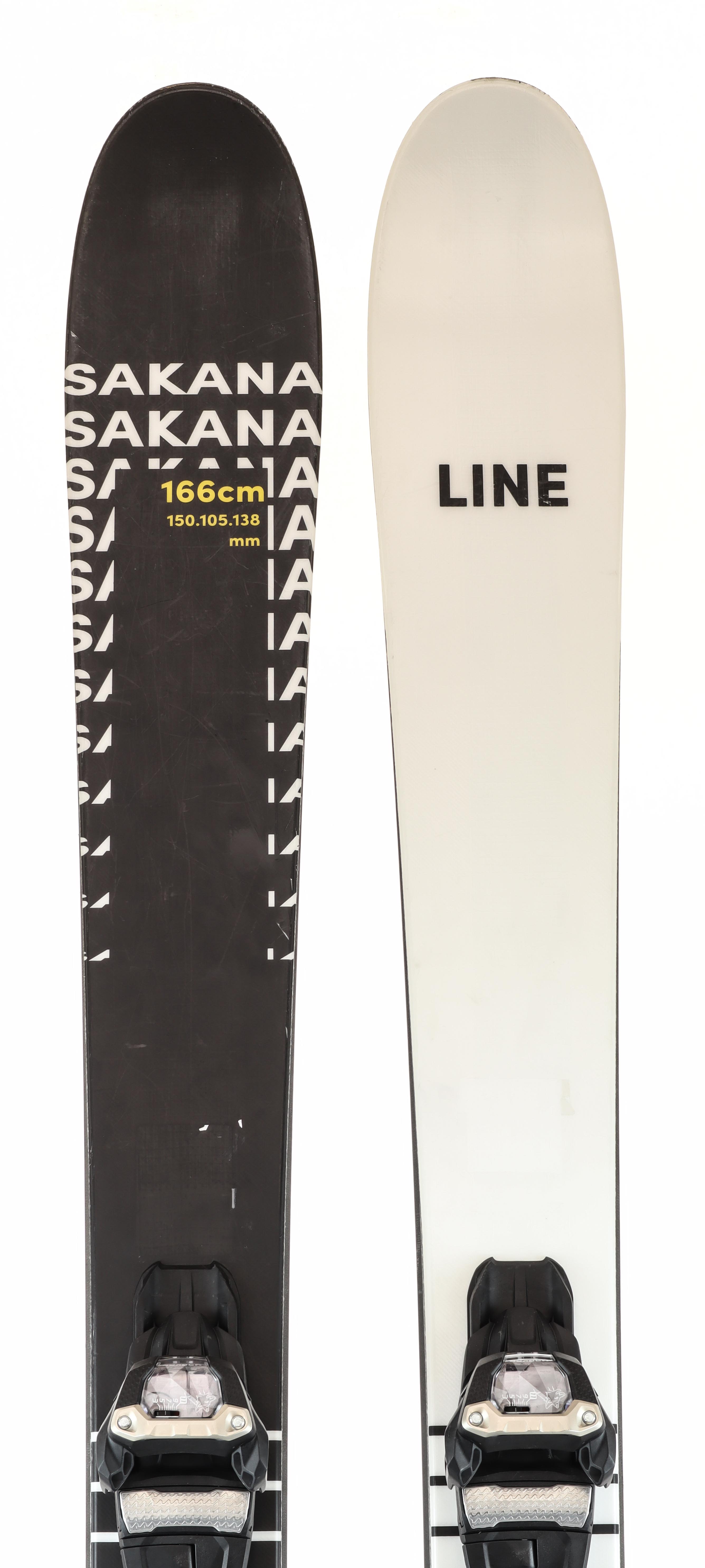 Used 2022 Line Sakana Demo Ski with Bindings Size 166 (Option 220022 ...