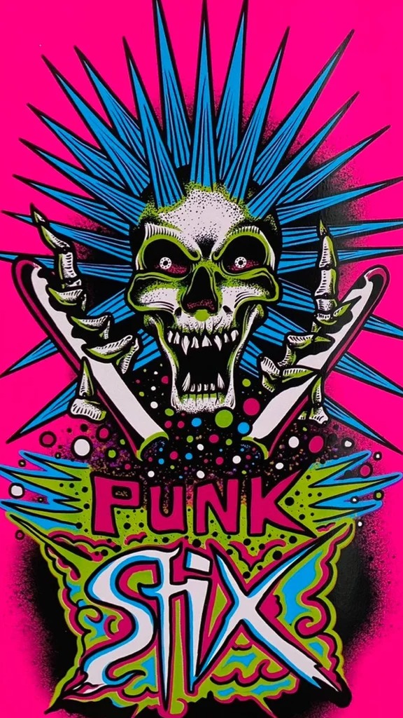 New Punk stix mad scientist skateboard deck | SidelineSwap